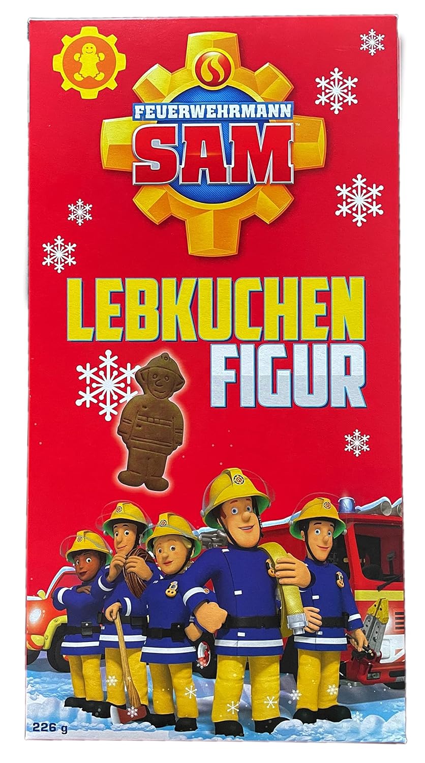 Feuerwehmann SAM große Lebkuchenfigur Lebkuchen Knusperhaus ...