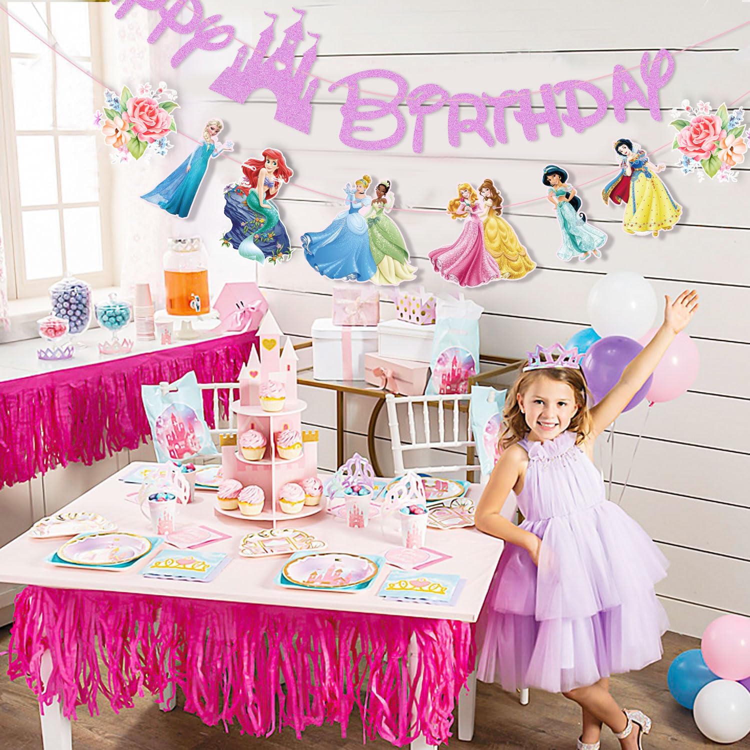 Disney Princess Birthday Party Printables Disney Princess Party Table