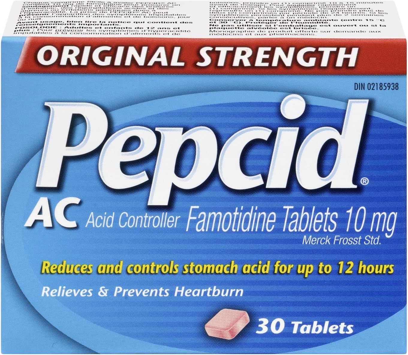 Pepcid Acid Controller, Original Strength, Acid Reducer and Antacid for ...