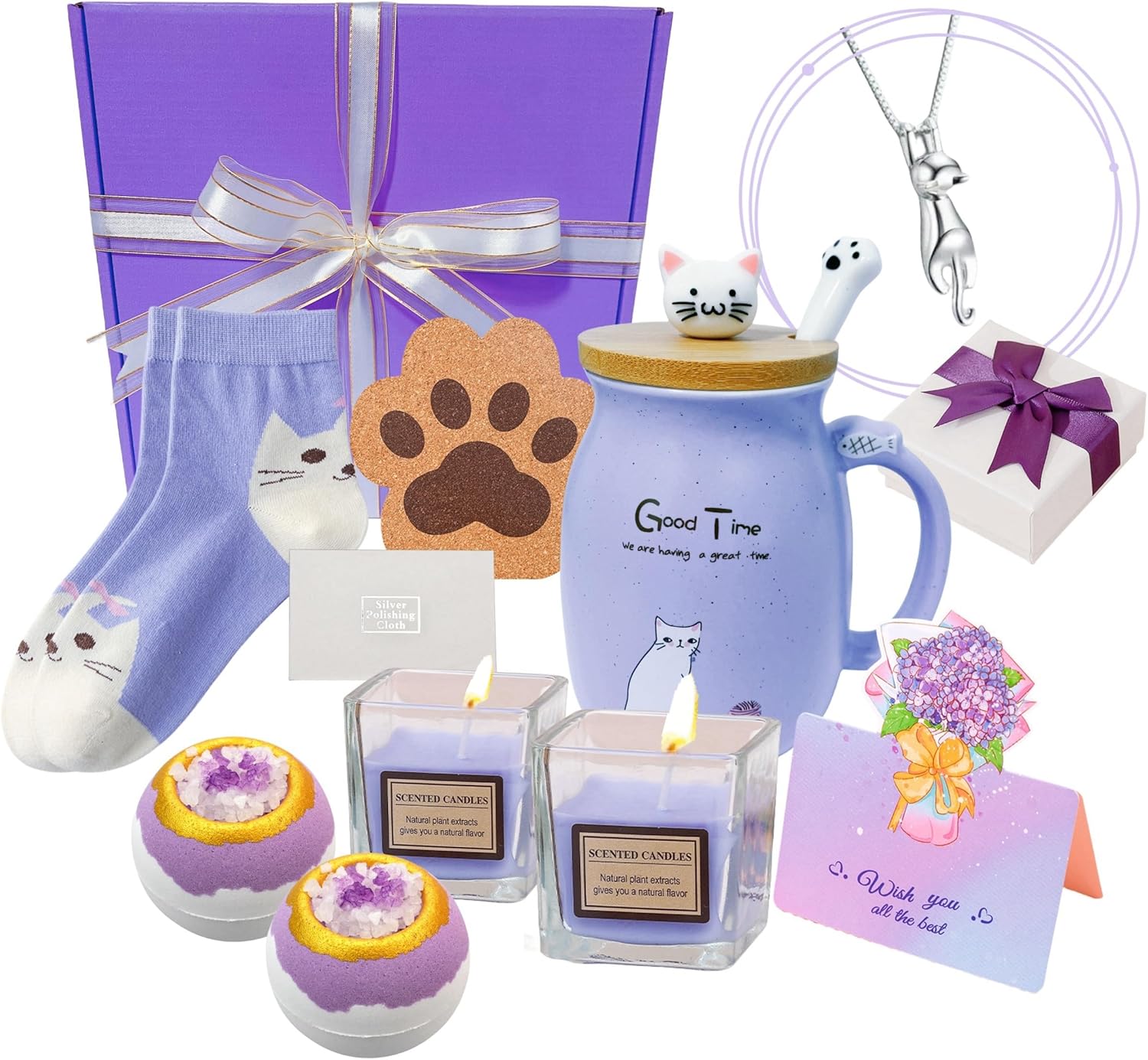 WOSHIDEFA Cat Gifts for Women, Cat Gifts for Cat Lovers, Cat Coffee Mug ...