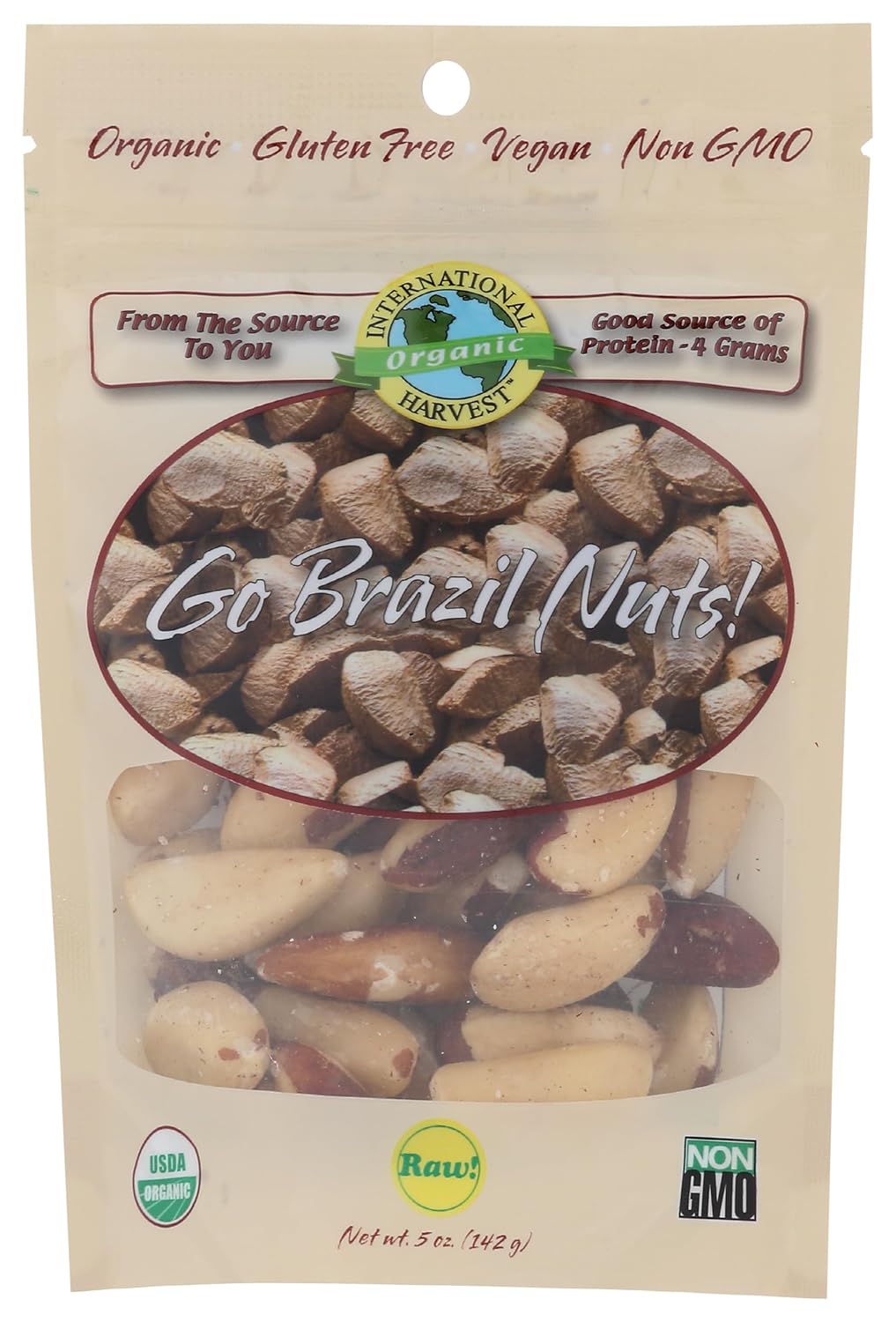 Amazon.com: HIMALAYAN HARVEST Organic Brazil Nuts Raw, 5 OZ : Grocery ...