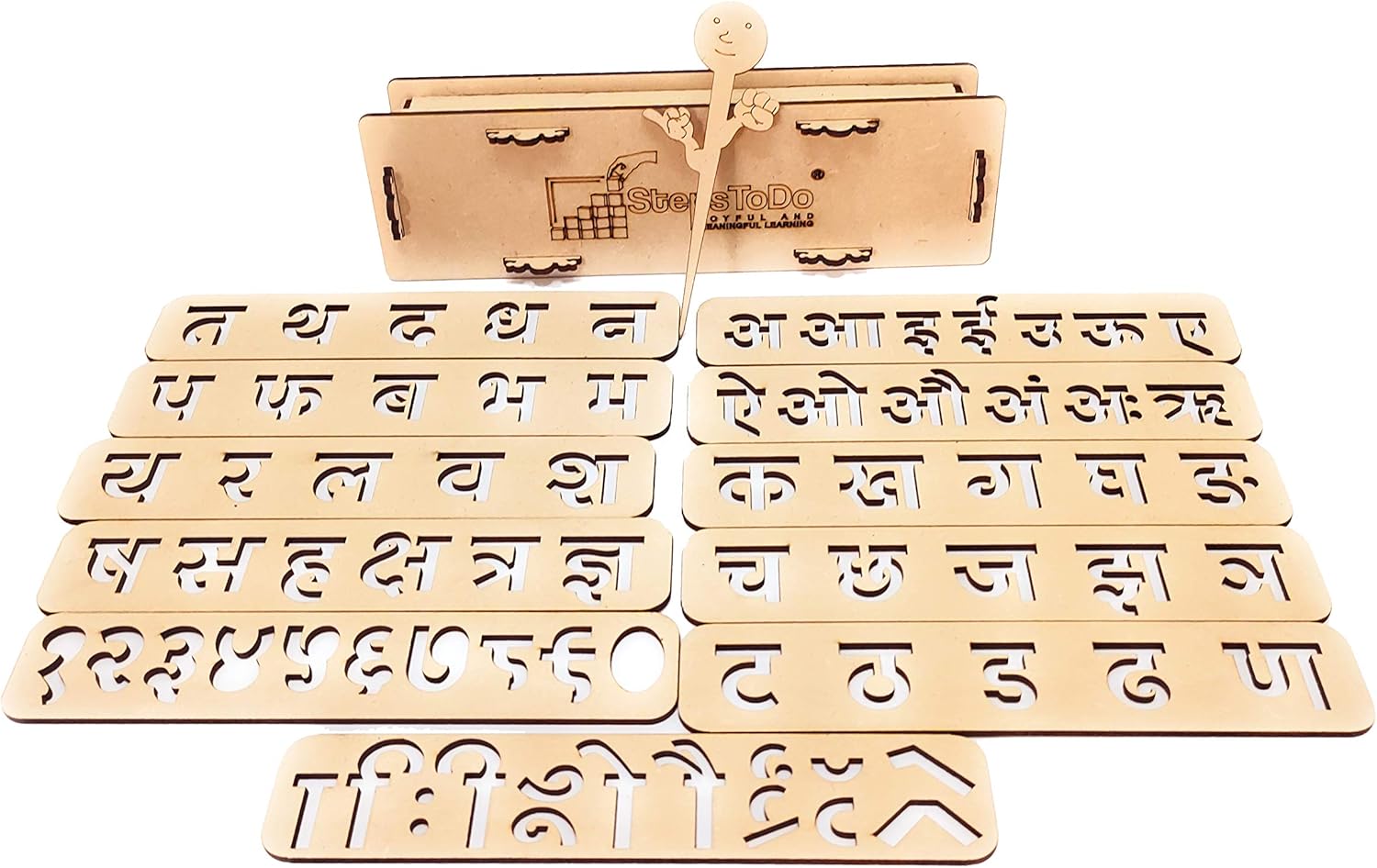 Stepstodo My First Hindi Writing Kit. Educational Wood Hindi ...