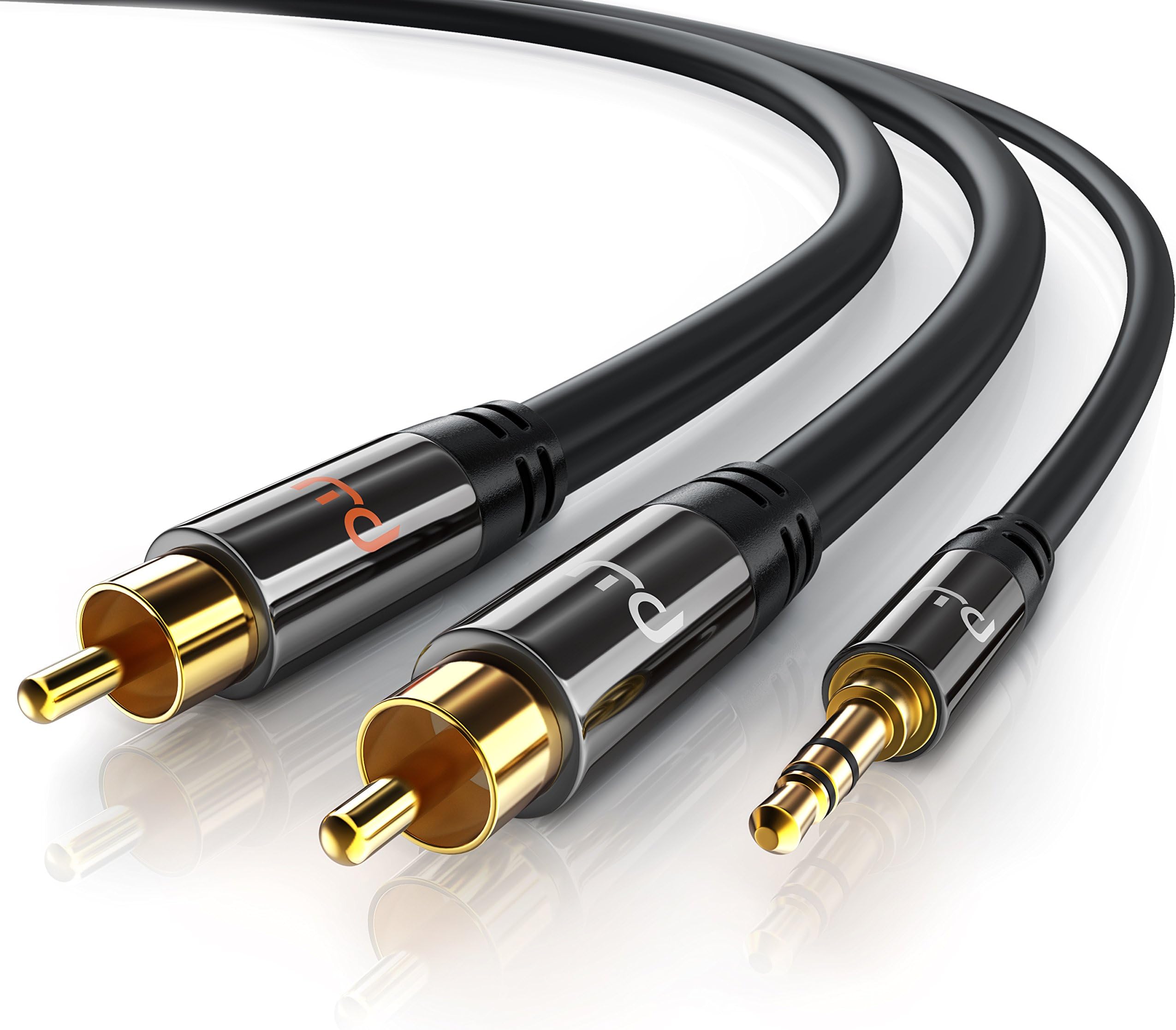 FISUAL Install Series Stereo Phono RCA Cable (5 Metres): Amazon.co.uk ...