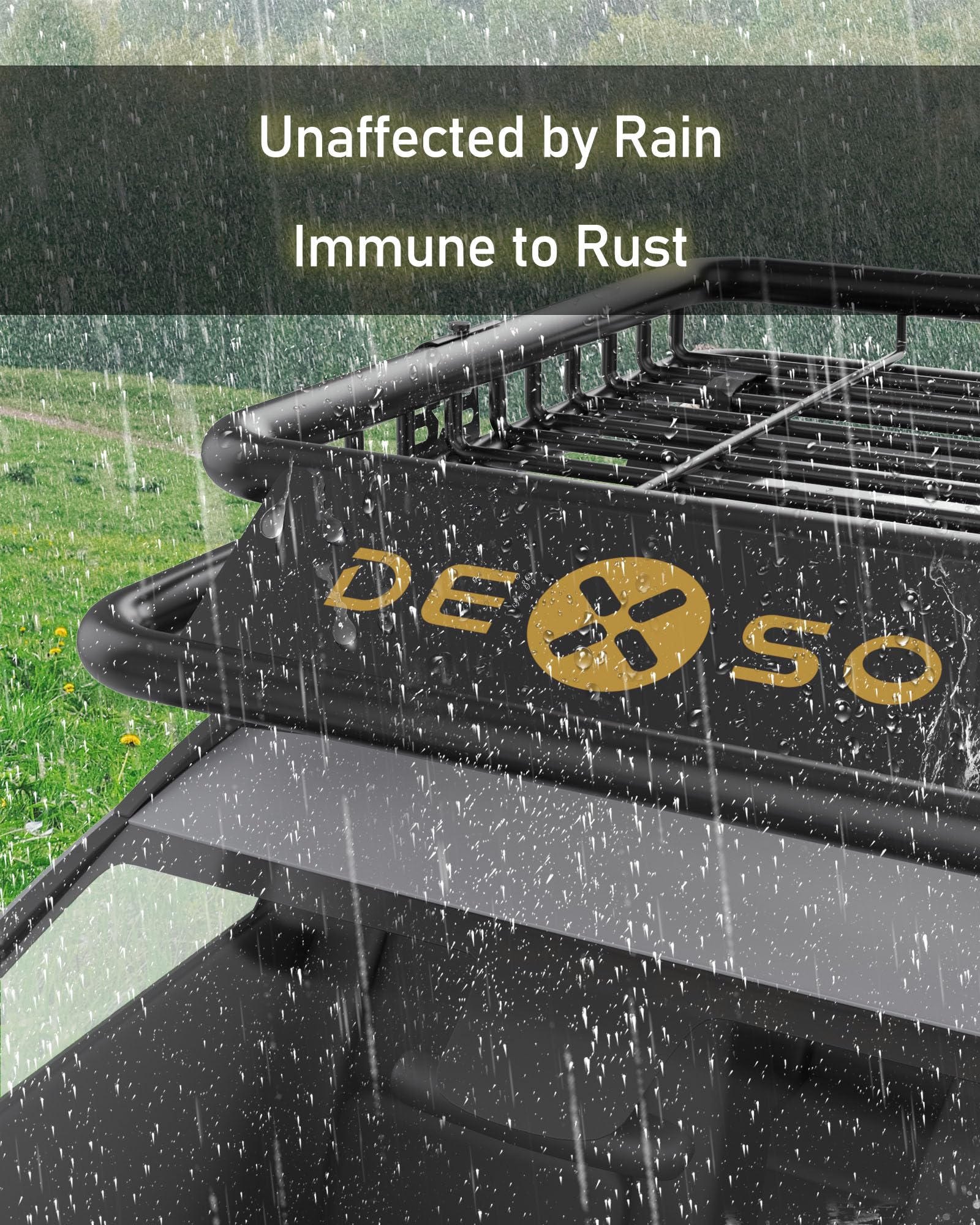 Snapklik.com : DEXSO Roof Rack Cargo Basket, 51"x 36"x 5" Rooftop Carrier