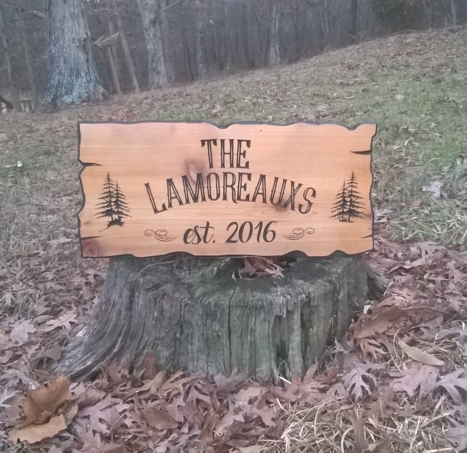 Amazon.com: Cedar Sign, Outdoor Sign, Home Sign, Carved Sign ...