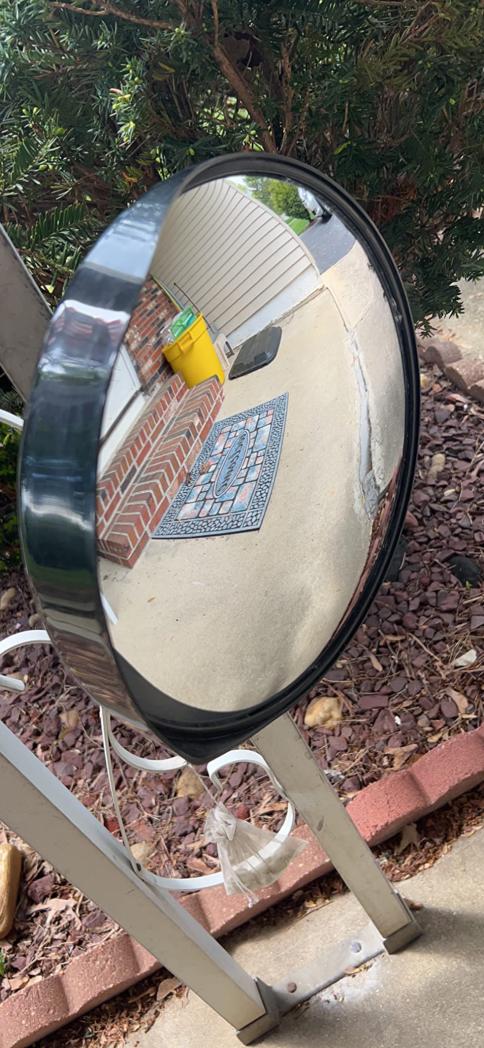 Convex Mirror Indoor 2 Pieces Acrylic Convex Mirror 12 Inch Outdoor ...