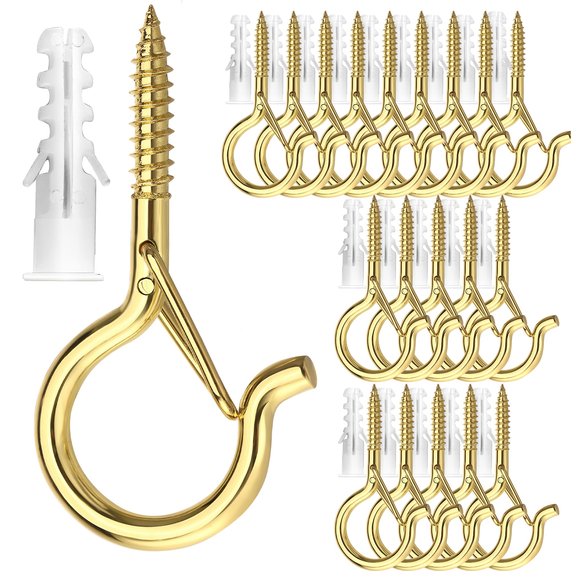 Amazon.com: PlusRoc 20 Pack Q-Hanger String Light Hooks for Haning ...