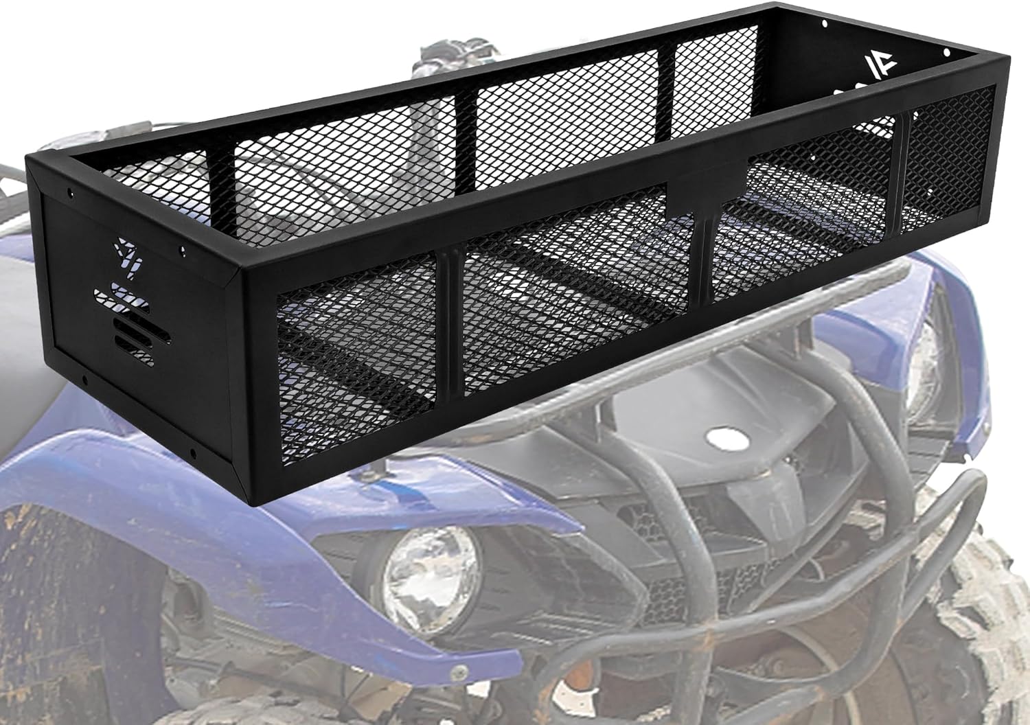 Amazon.com: JY Performance Universal ATV Front Cargo Basket Black Steel ...