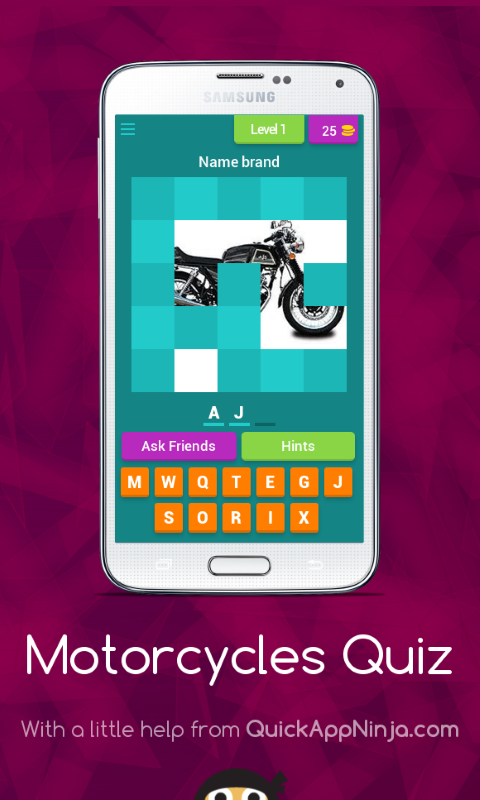 Motorcycles Quiz - App on Amazon Appstore
