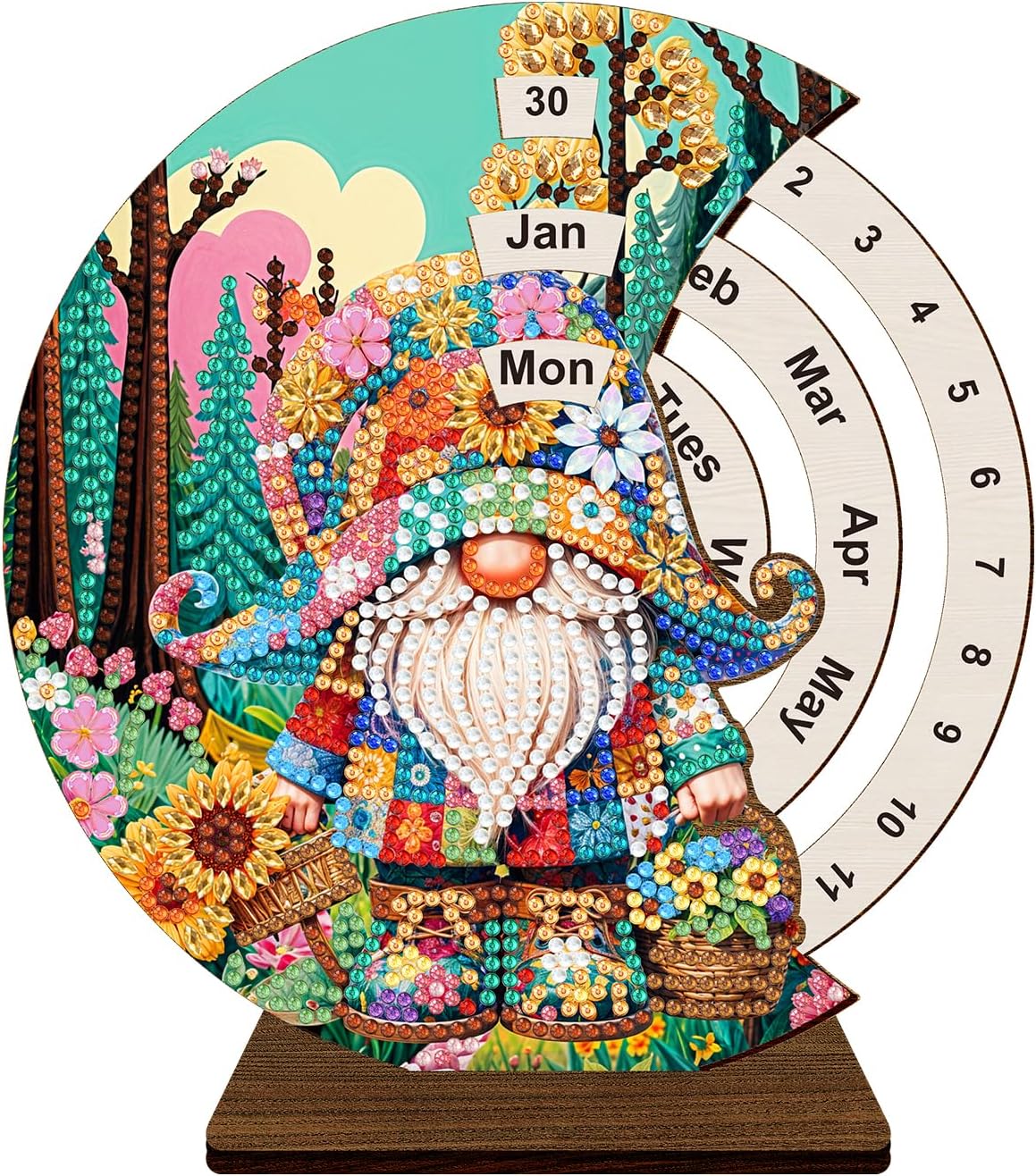 Amazon.com: F-CANLAN 5D Diamond Painting Decorations Ornaments - Daisy ...