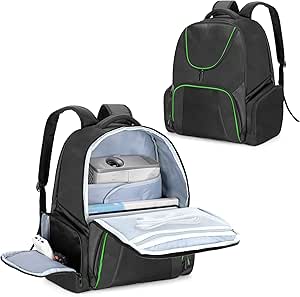 Amazon.com : CURMIO Projector Case, Projector Carrying Bag Compatible ...