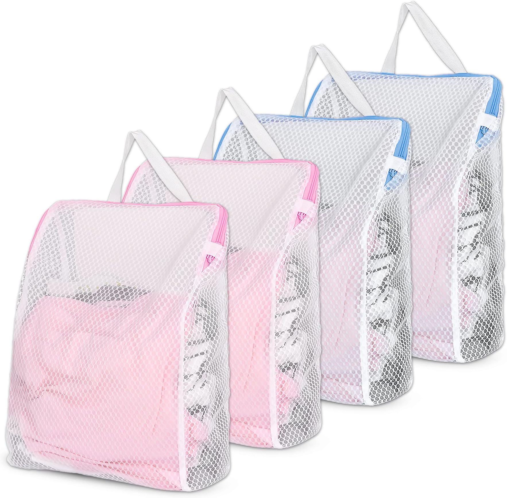 Travel Laundry Bags BANYAK BERSIH Thickened Fine Mesh Laundry Zipper ...