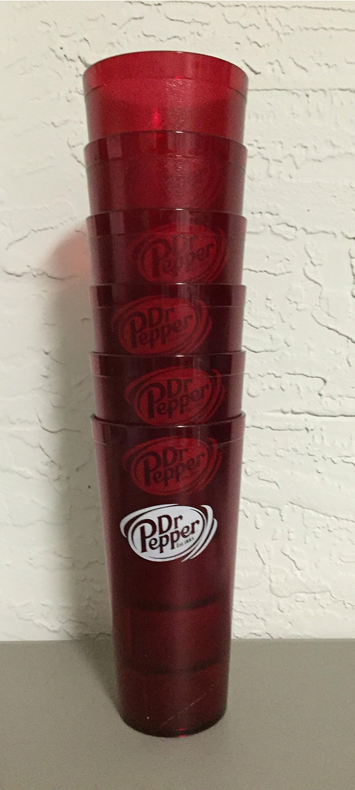 Amazon.com: Dr. Pepper Ruby Red Plastic Tumblers 24-Ounce Restaurant ...