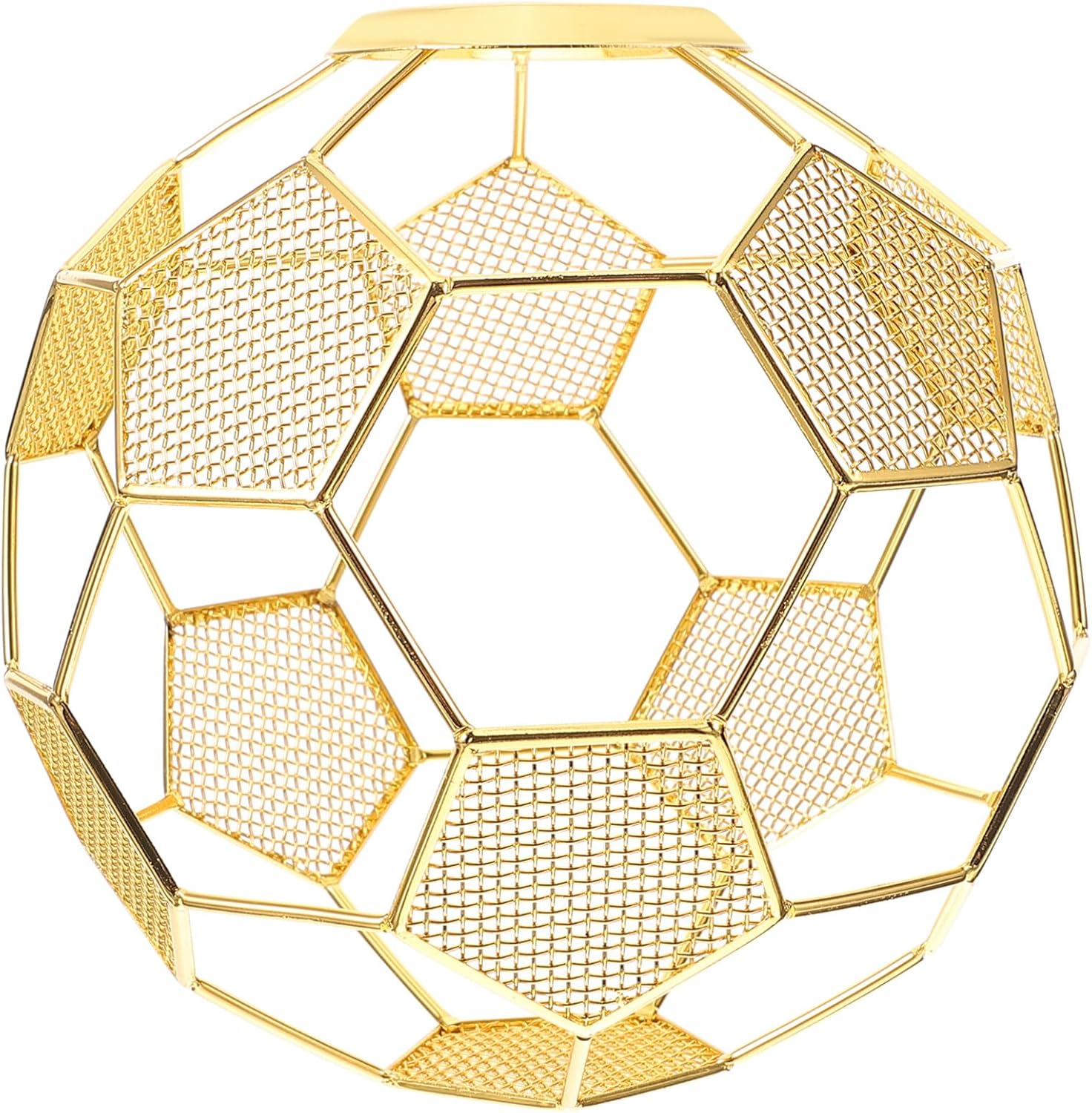 OSALADI Football Ceiling Light Shade Metal Lampshade Hollow Out Soccer ...