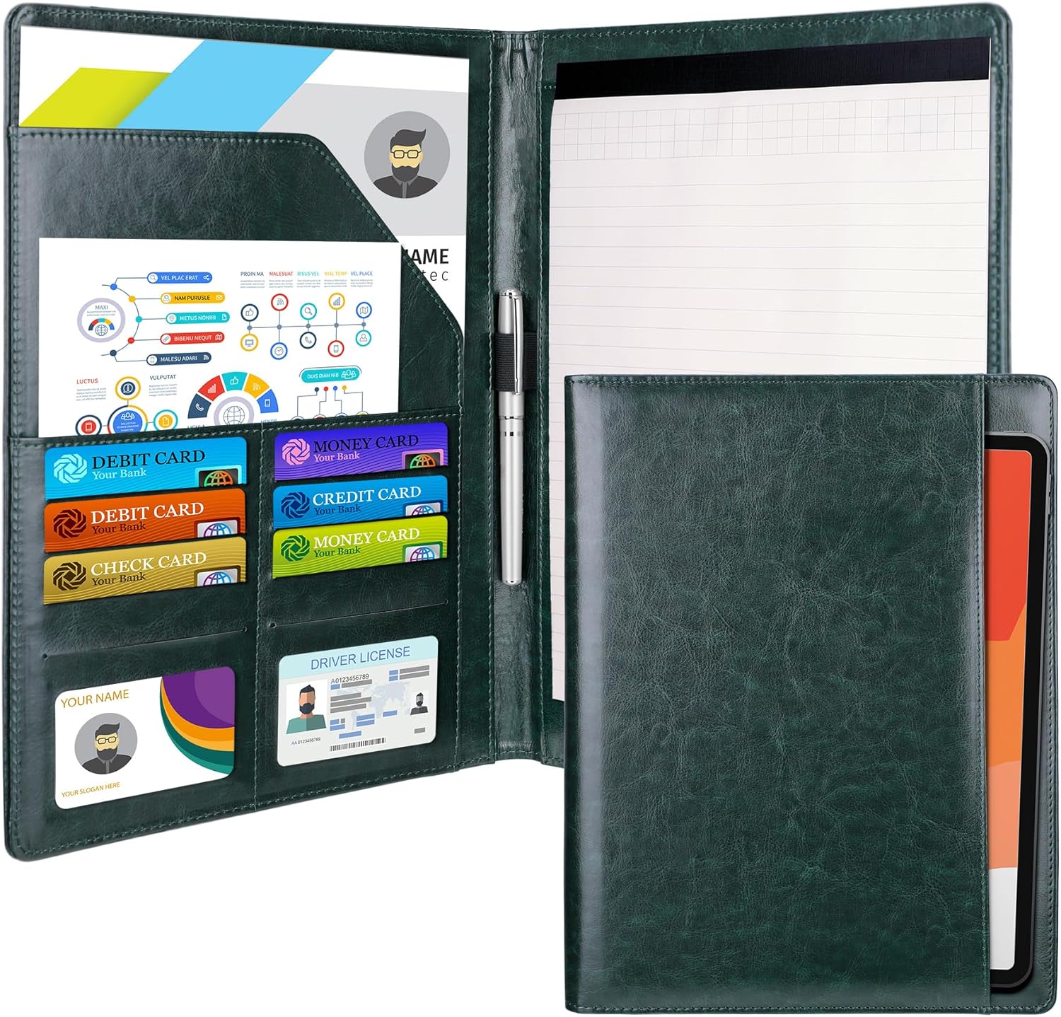 Antner Padfolio Portfolio Organizer Binder, PU Australia | Ubuy