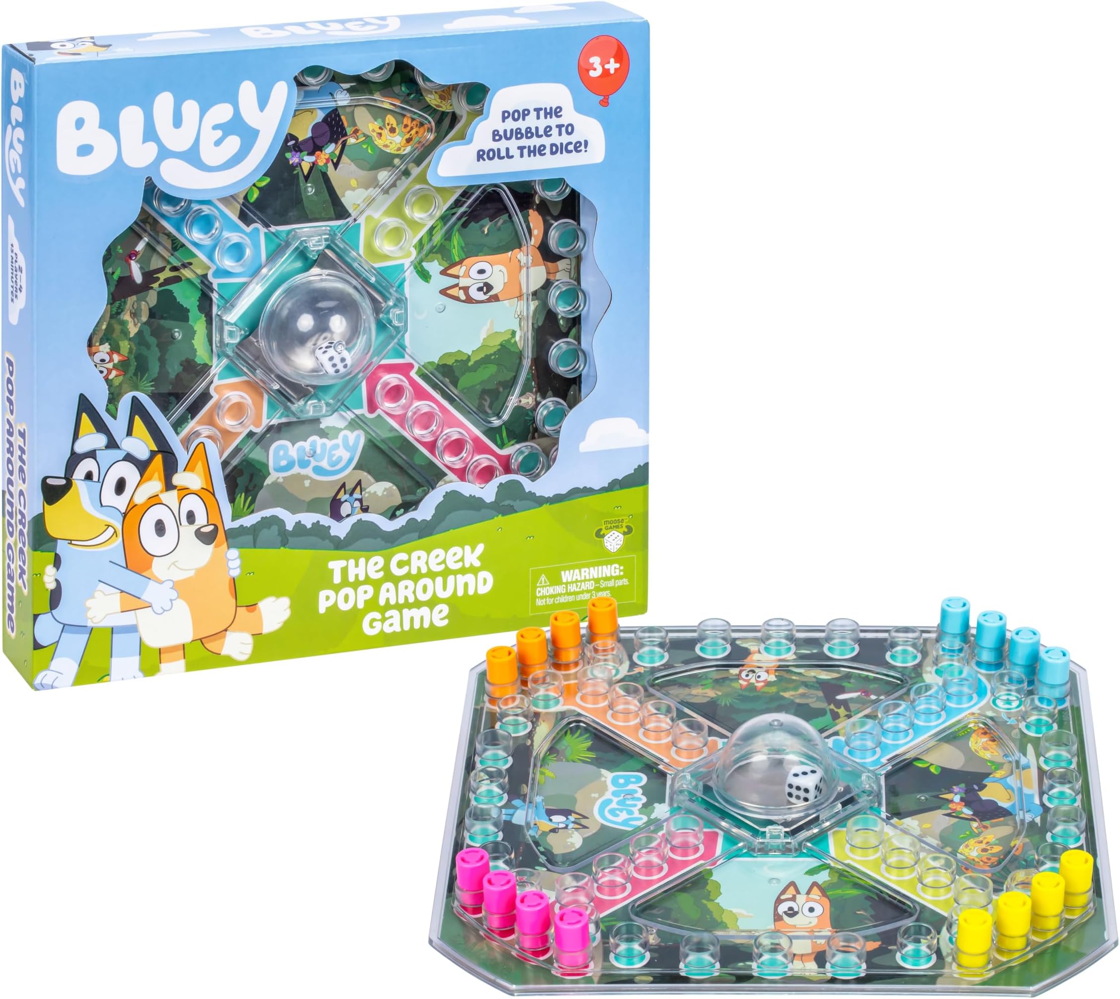 Bluey Keepy Uppy Game. Help Bluey, Bingo, and Chilli Keep The Motorized ...
