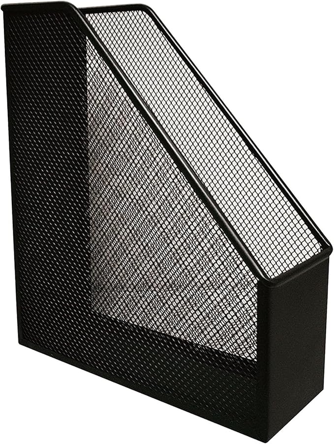 Magazine File Rack Q-CONNECT Metal Black/Document Archiving/Type-for ...