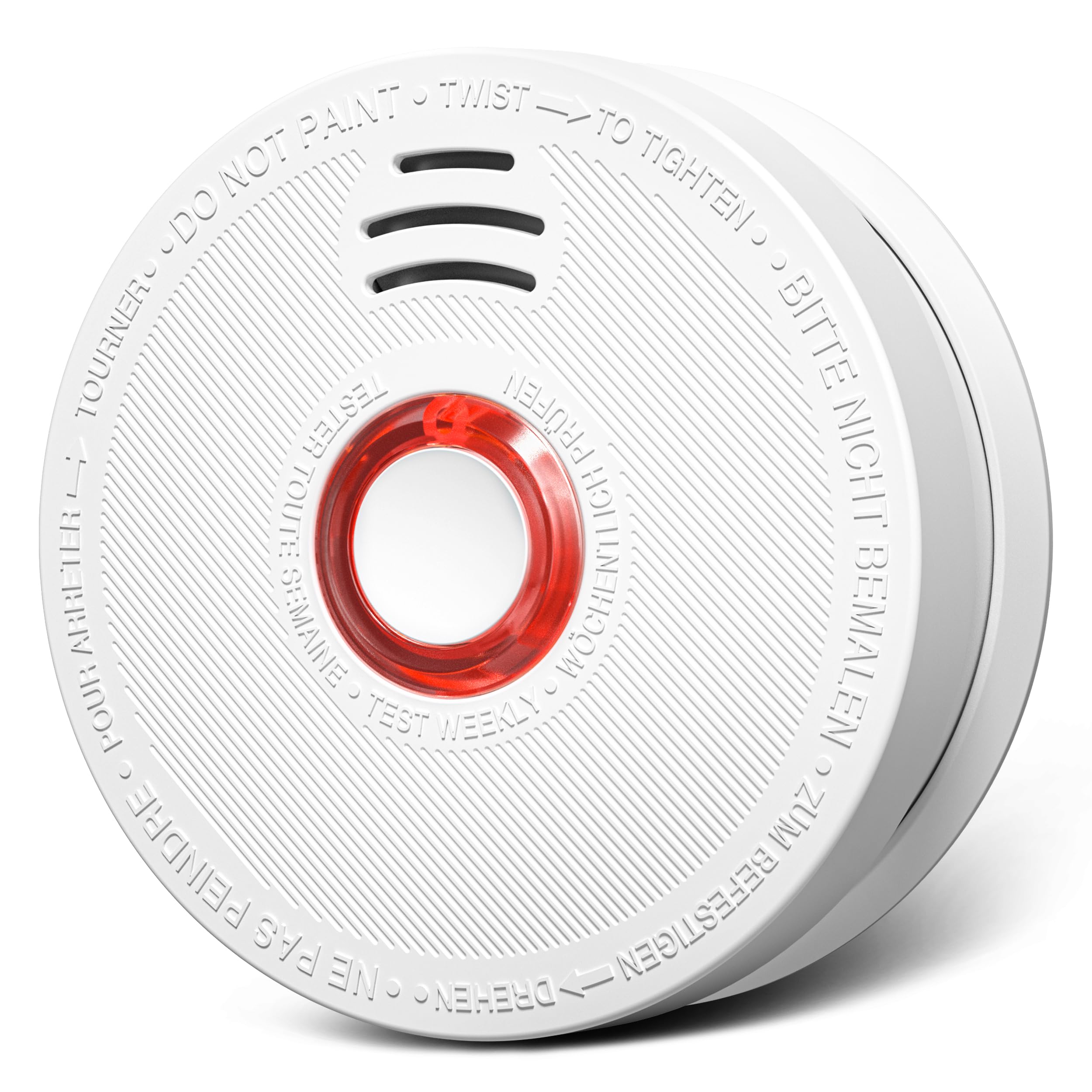 Buy SITERLINK Smoke Detectors with Photoelectric Sensor, Smoke Alarm ...