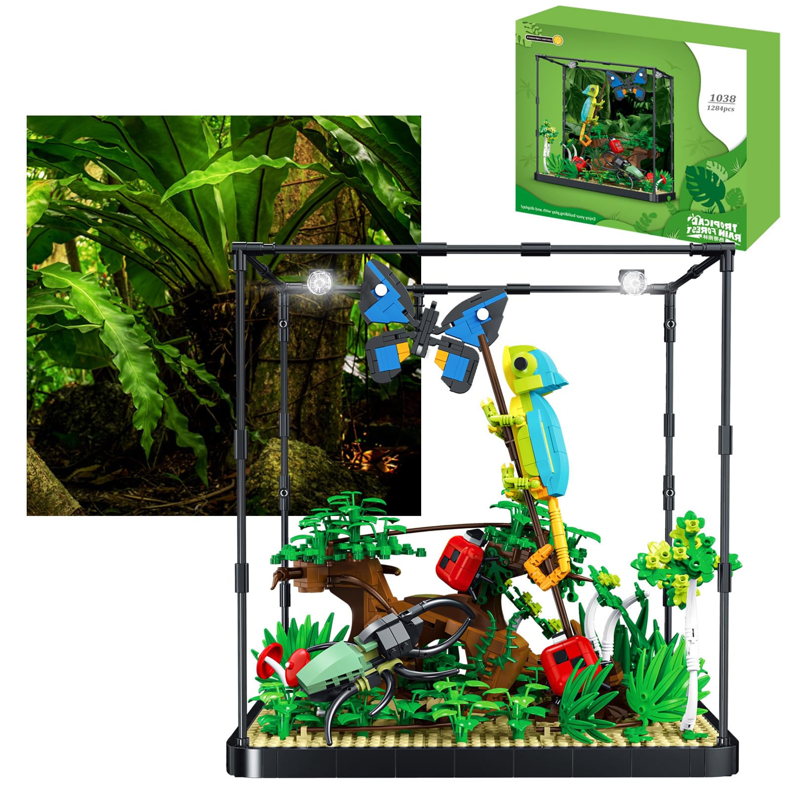 Amazon.com: Flowers Insects Collection Building Set Compatible with ...