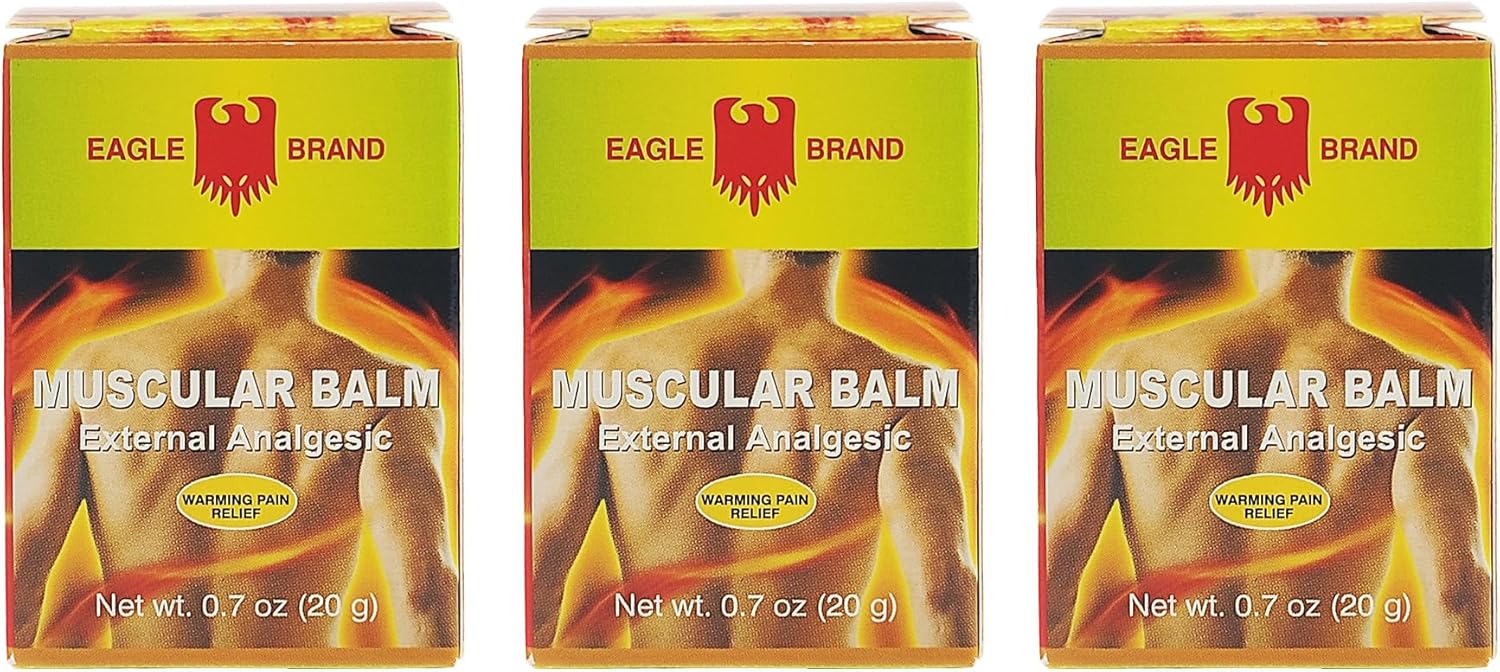Amazon.com: Eagle Brand Muscular Balm, External Analgesic, Warming Pain ...