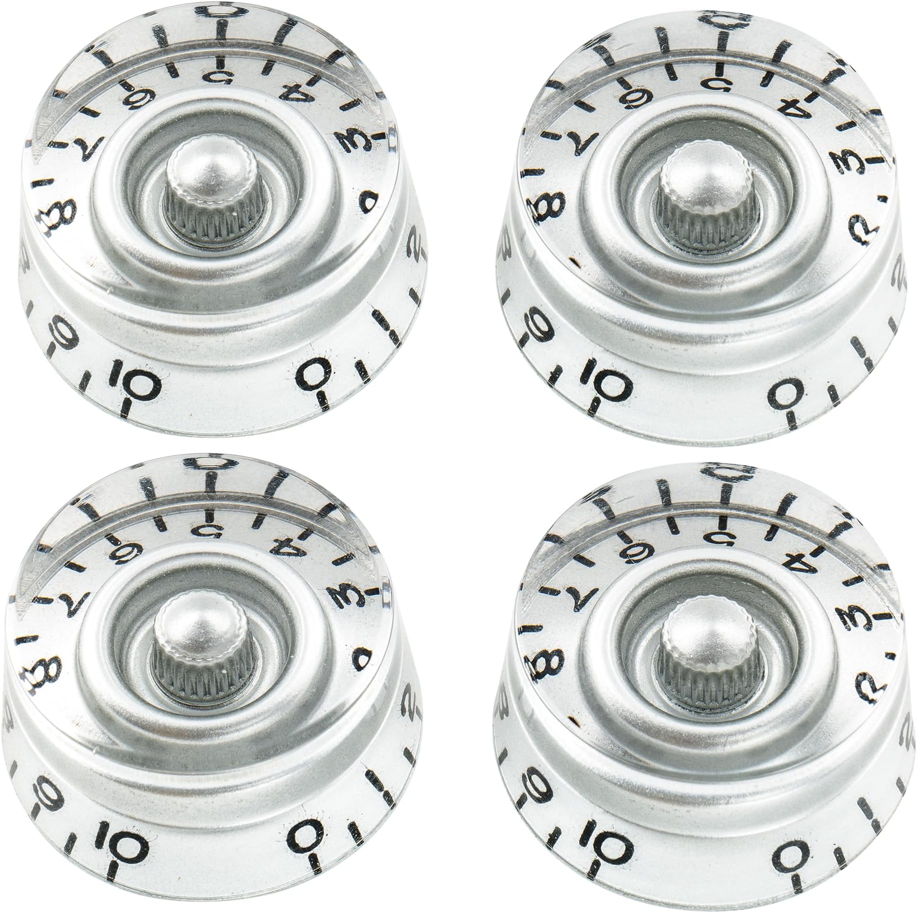 Amazon.com: Musiclily Pro Inch USA LP Guitar Speed Knobs Fine 24-Spline ...
