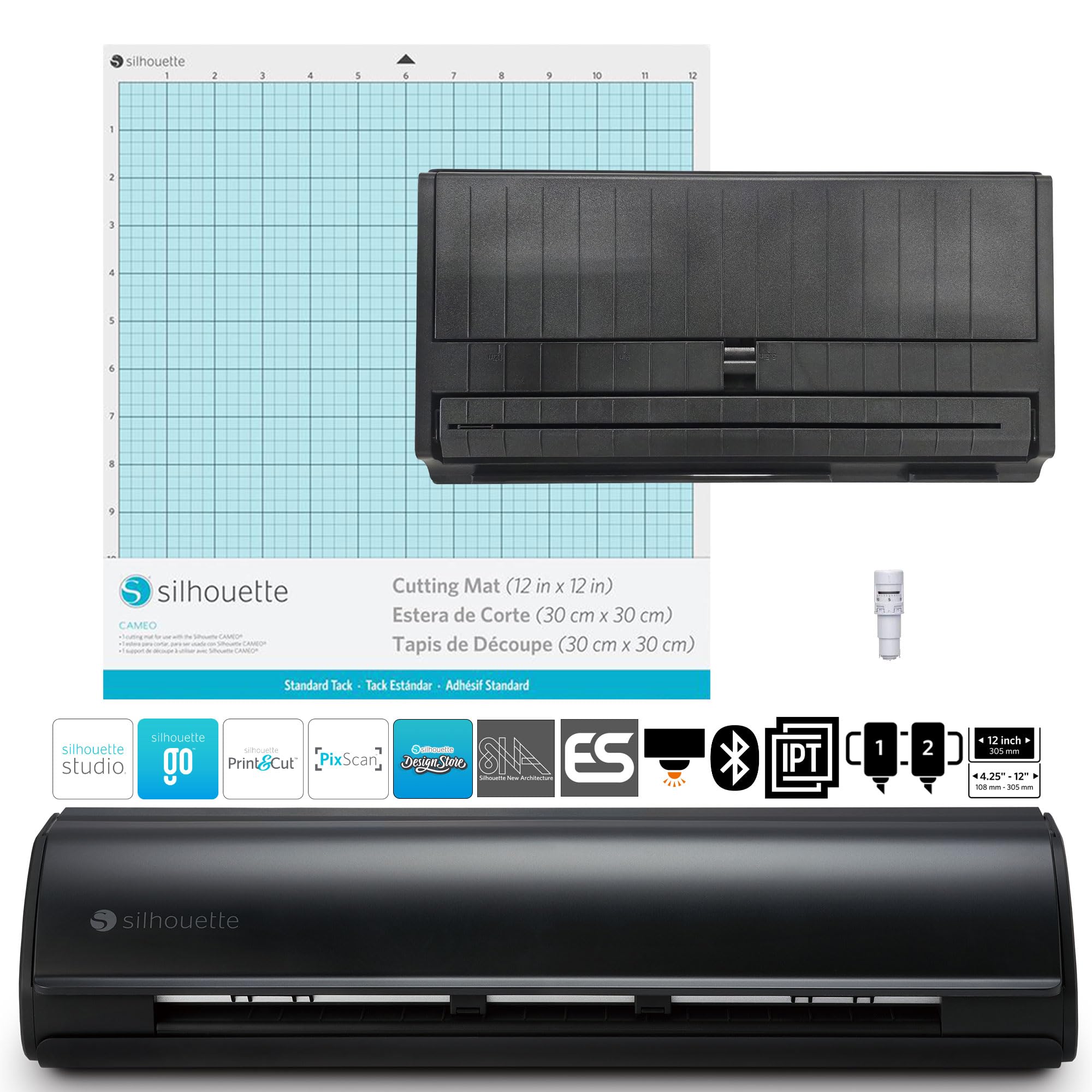 Snapklik.com : Silhouette Cameo 5 Bundle - Mats And Blades - 4 Cutting ...
