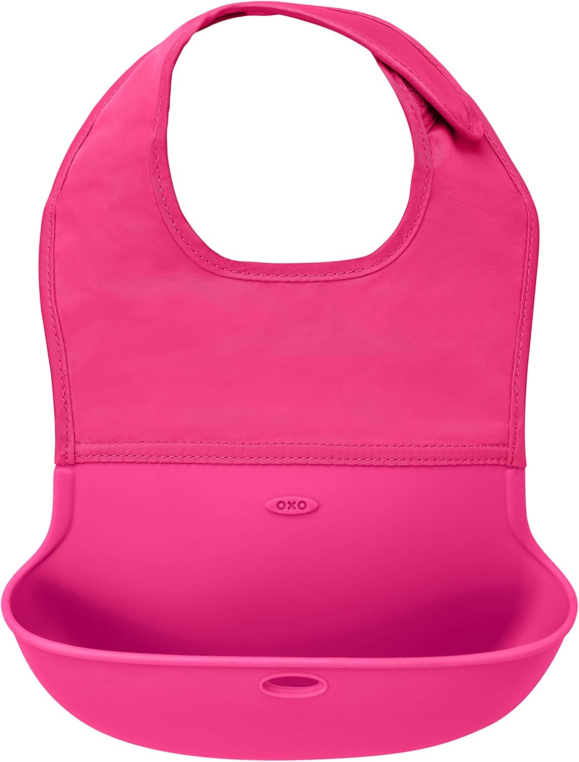OXO Tot Roll Up Bib - Pink : Amazon.co.uk: Baby Products