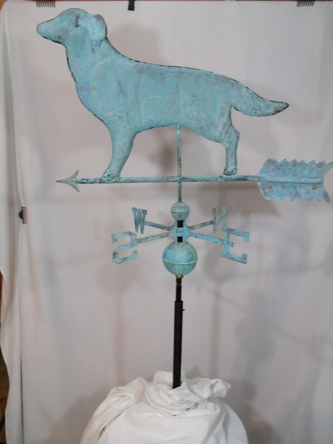 PATINA Finish Copper DOG Weathervane with Free Roof Mount : Amazon.ca ...