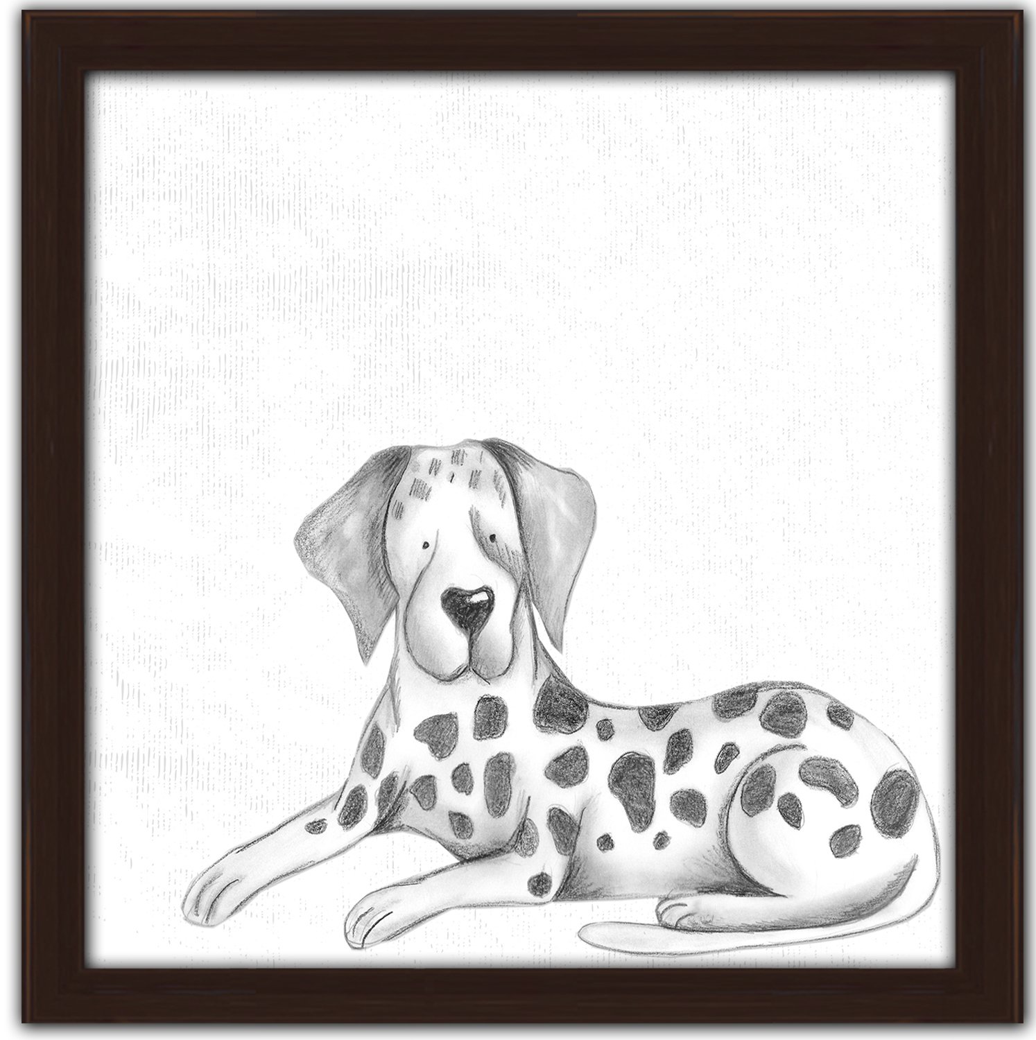 Doodlefish Great Dane Wall Art, Brown : Amazon.in: Home & Kitchen