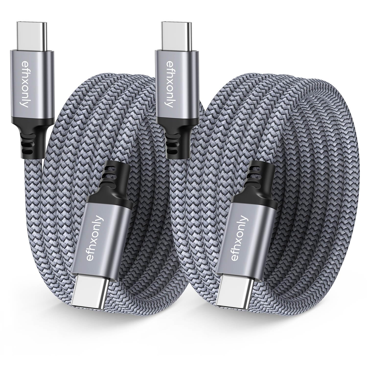 efhxonly USB C Cable 3ft, 2-Pack 60W USBC to USBC Cord Fast Charging ...