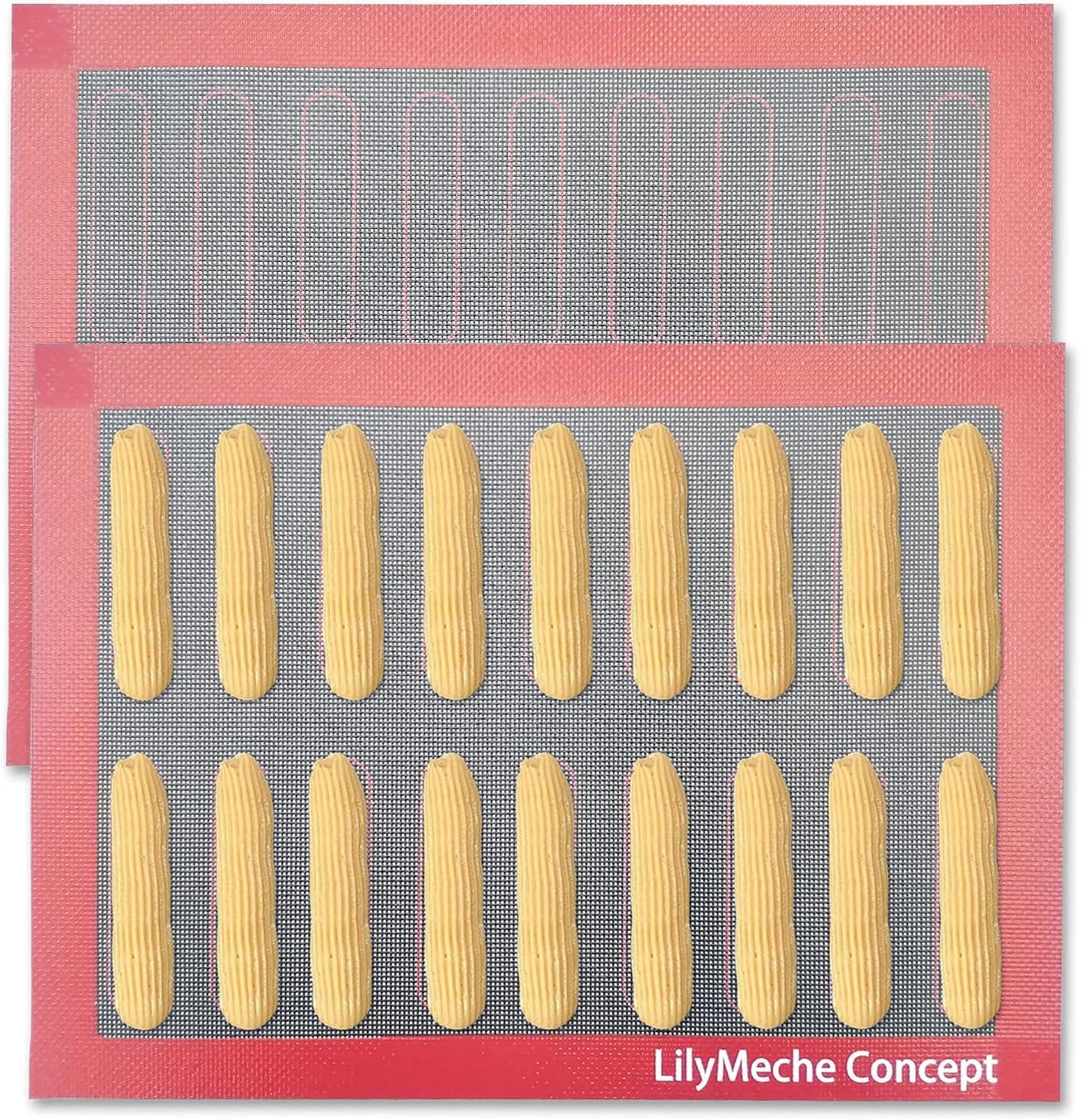 Amazon.com: Silicone Hollow Baking Mat Set 3Pcs NonStick Oven Liner ...