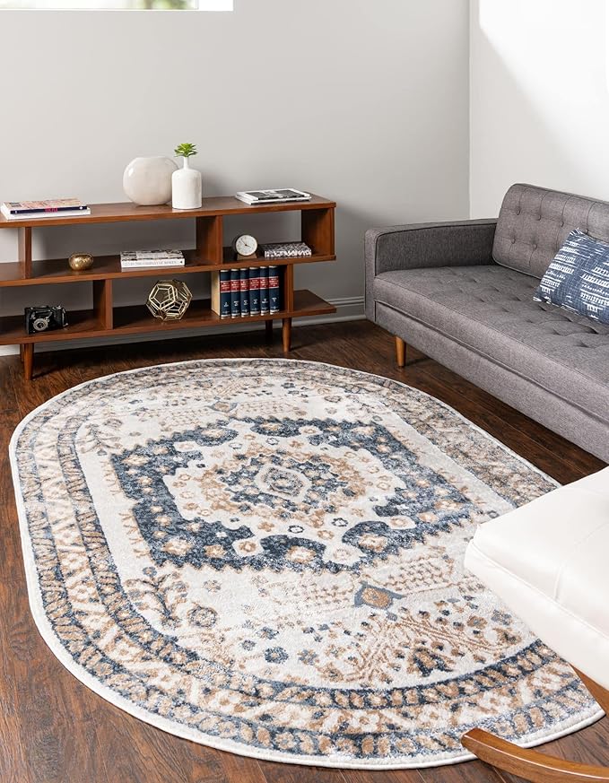 Amazon.com: Unique Loom Oxford Collection Area Rug - Sheldonian (8' x ...