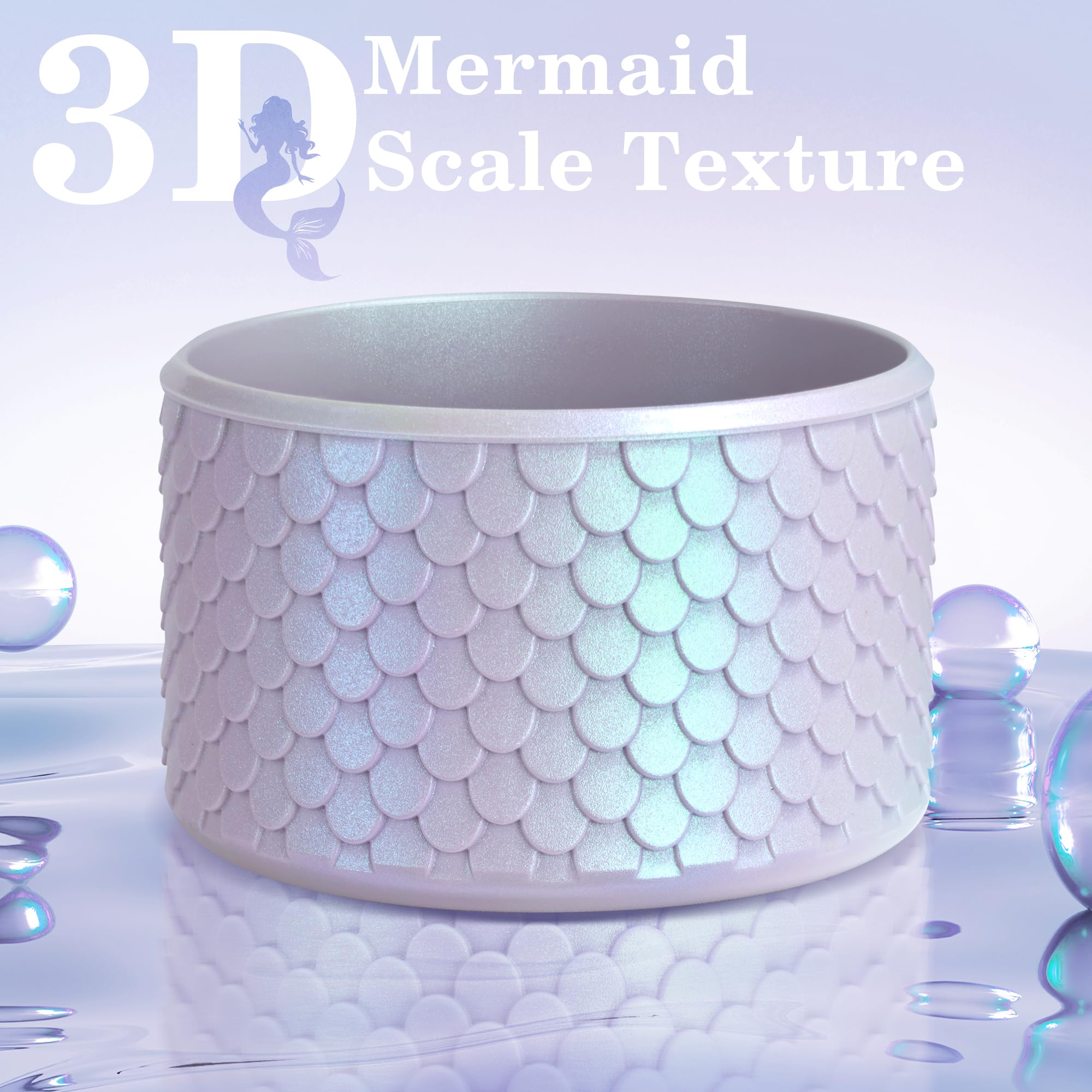 Snapklik.com : Mermaid Silicone Boot For Stanley Cup 40/30/20 Oz, Made ...