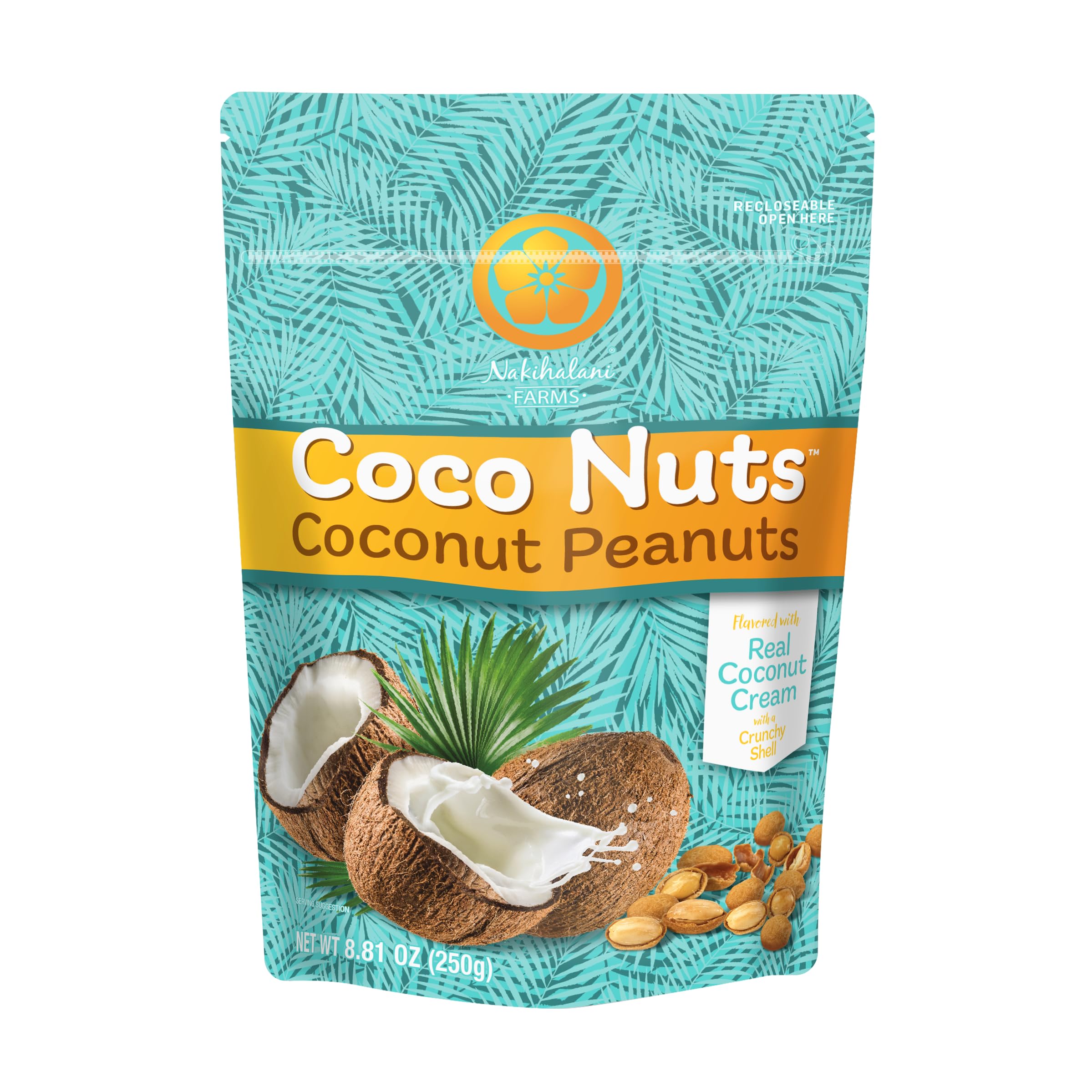 Amazon.com : Coco Nut Coated Peanuts in Coconut Cream by Nakihalani ...