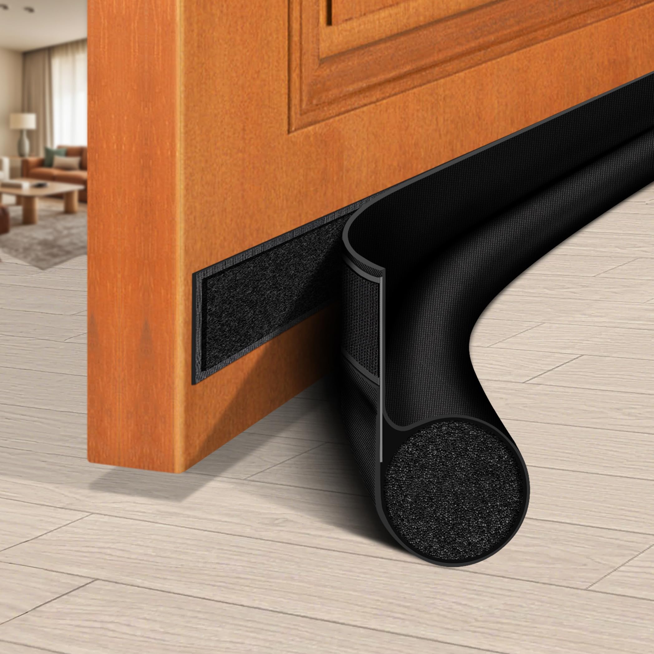 Amazon.com: Door Draft Stopper Bottom Seal - 39" with Brush Rubber ...