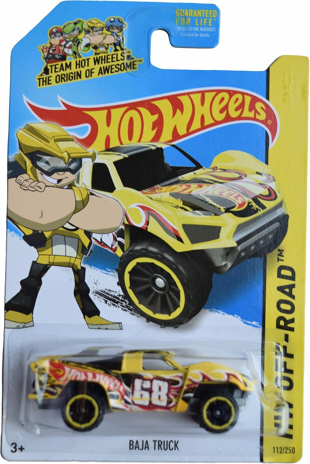 Amazon.com: Hot Wheels Baja Truck, Off Road 112/250 [Yellow] : Toys & Games
