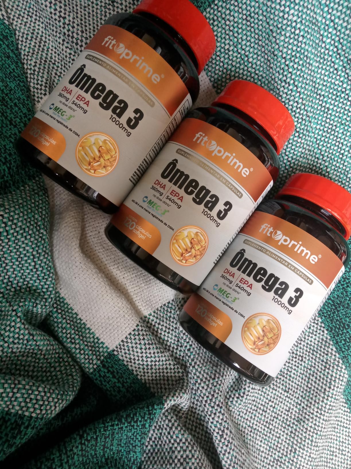 Kit 3 Ômega 3 Óleo De Peixe 1000mg Com Selo Meg-3® 120 Cáps | Amazon.com.br