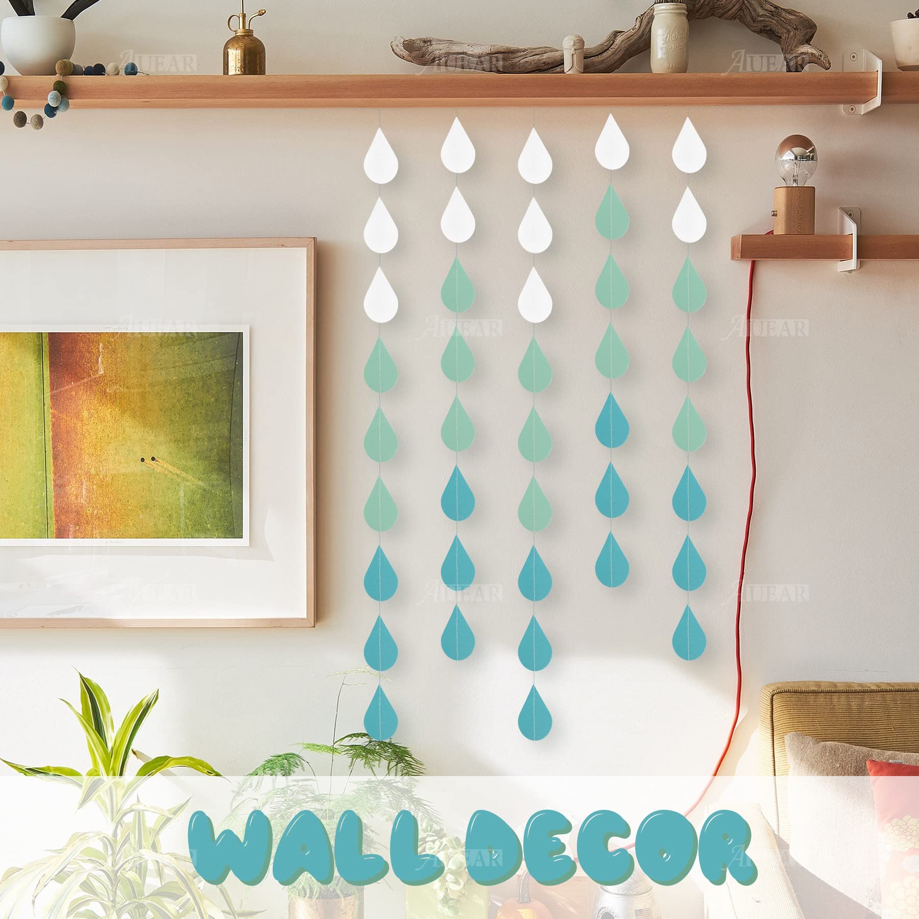 Rainbow Drop Garland Diy