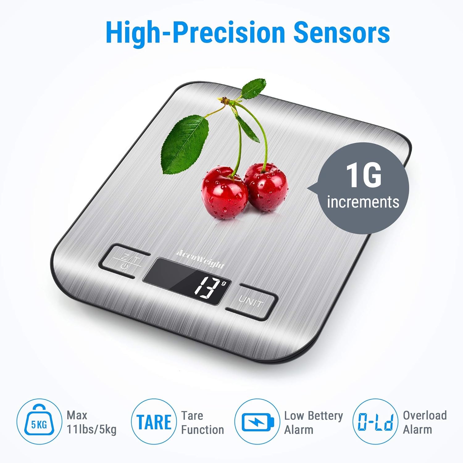 Review AccuWeight 211 Food Scale+ThermoPro TP18 Meat Thermometer ...