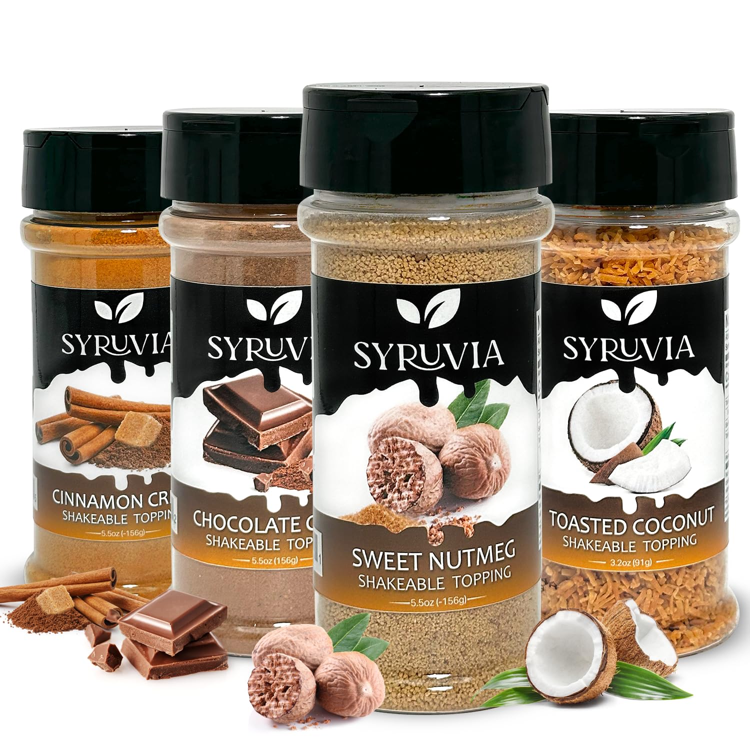 Snapklik.com : Syruvia Coffee Topping Variety Pack - Chocolate Crisp ...