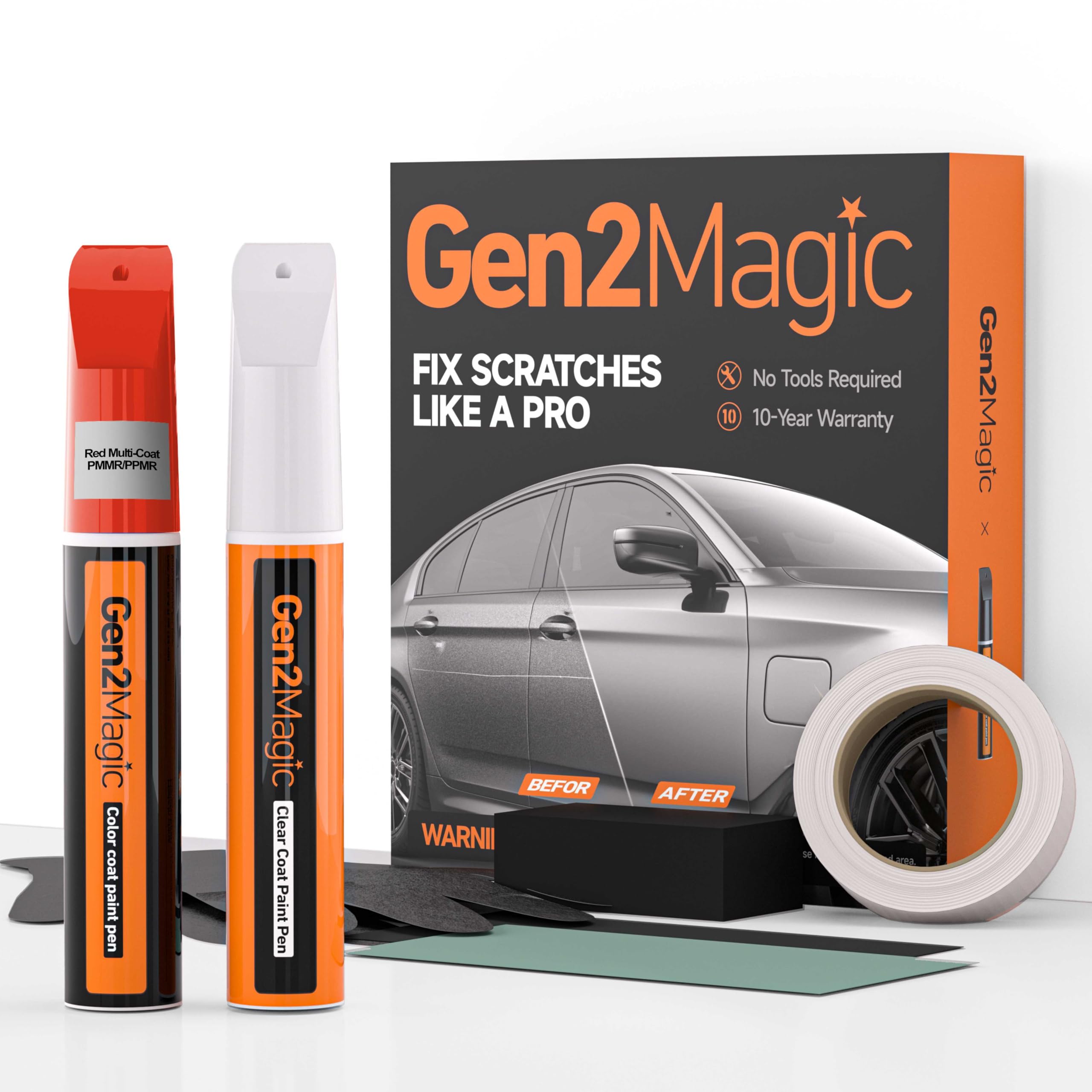 Amazon.com: Gen2Magic Red Multi-Coat Touch Up Paint Pen Kit for Telsa Y ...