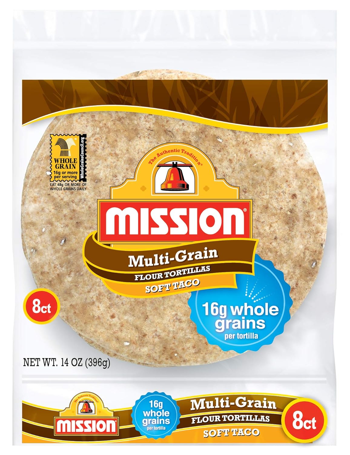 Amazon.com: Mission Soft Taco Multigrain Tortillas | Whole Grain, High ...