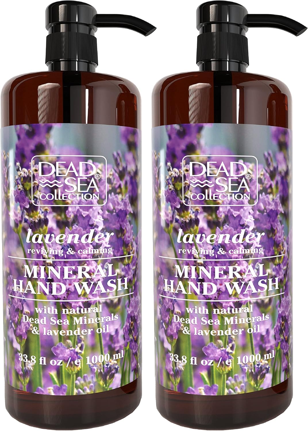 Dead Sea Collection Lavender Liquid Hand Soap - Pack of 2 (2000 ml ...