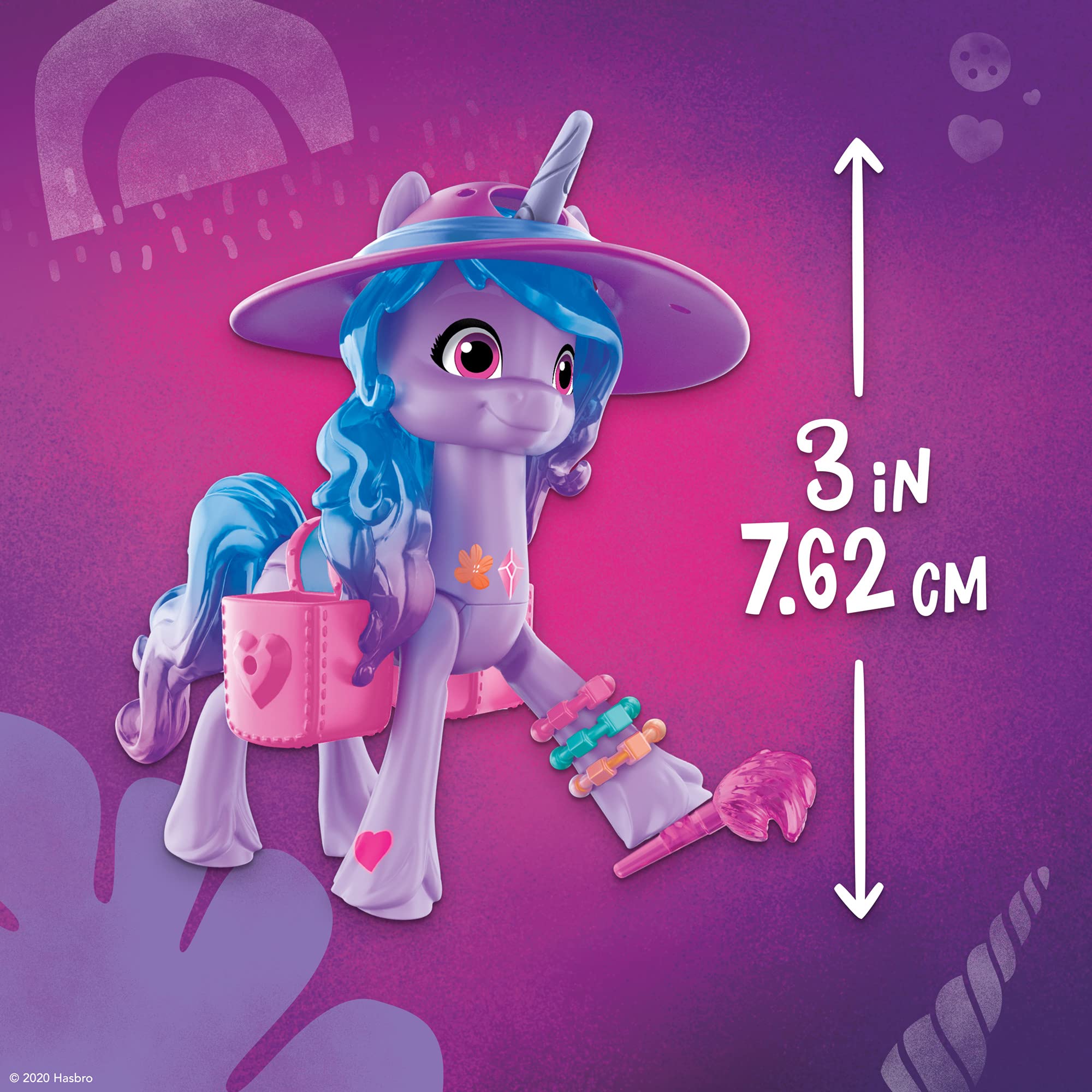 Buy My Little Pony MEET IZZY MOONBOW: Izzy Moonbow is a creative purple ...