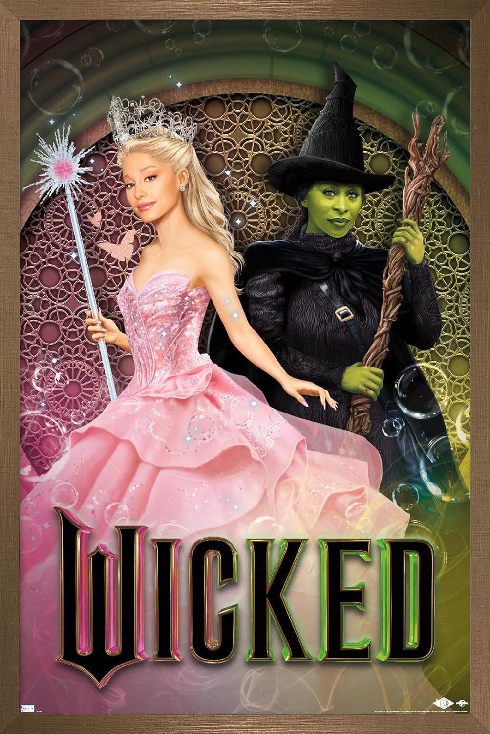 Amazon.com: Trends International Wicked - Elphaba and Glinda Upland ...