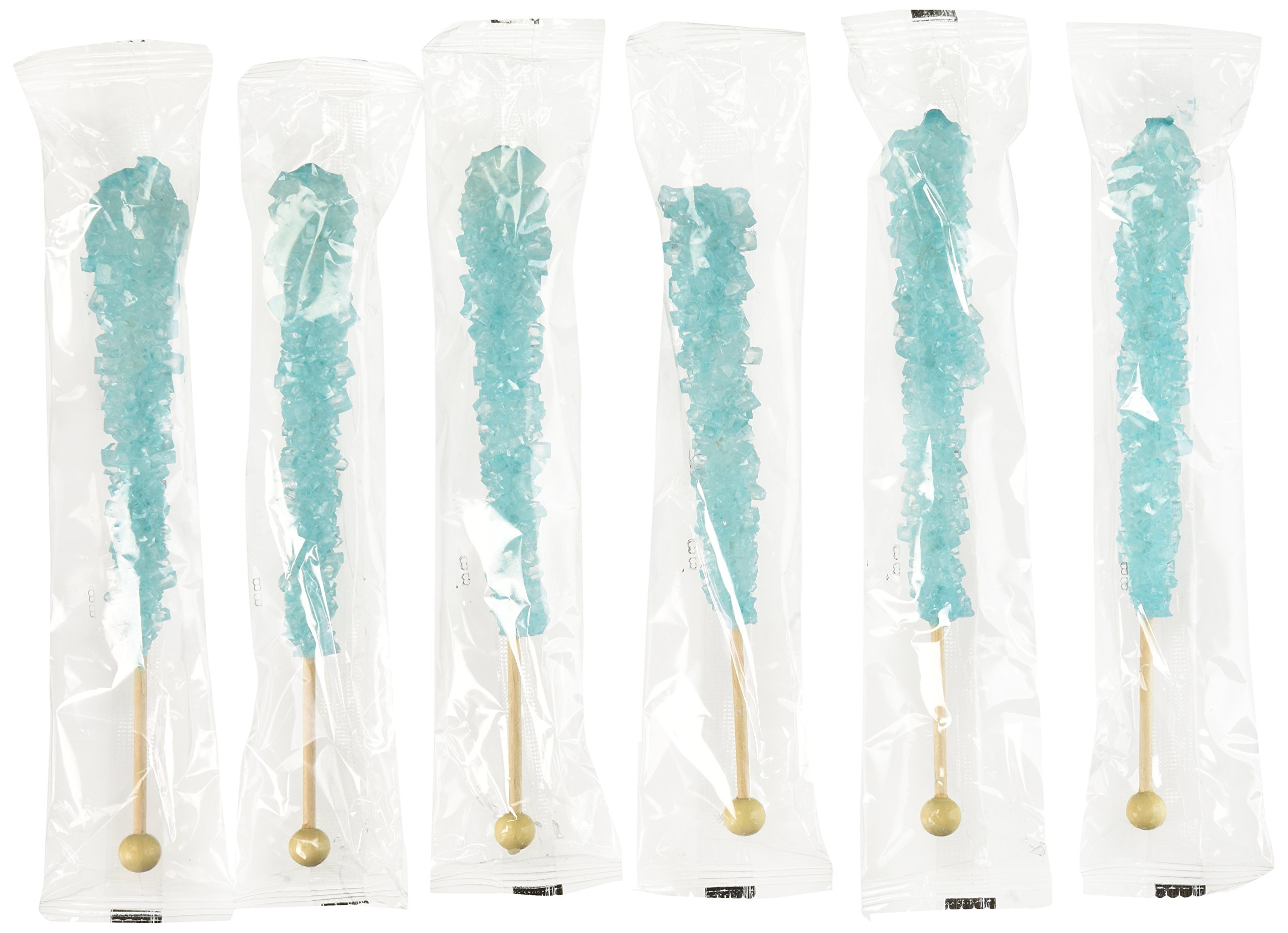 Light Blue Rock Candy - Pack of 24 - Cotton Candy Flavored, Great ...