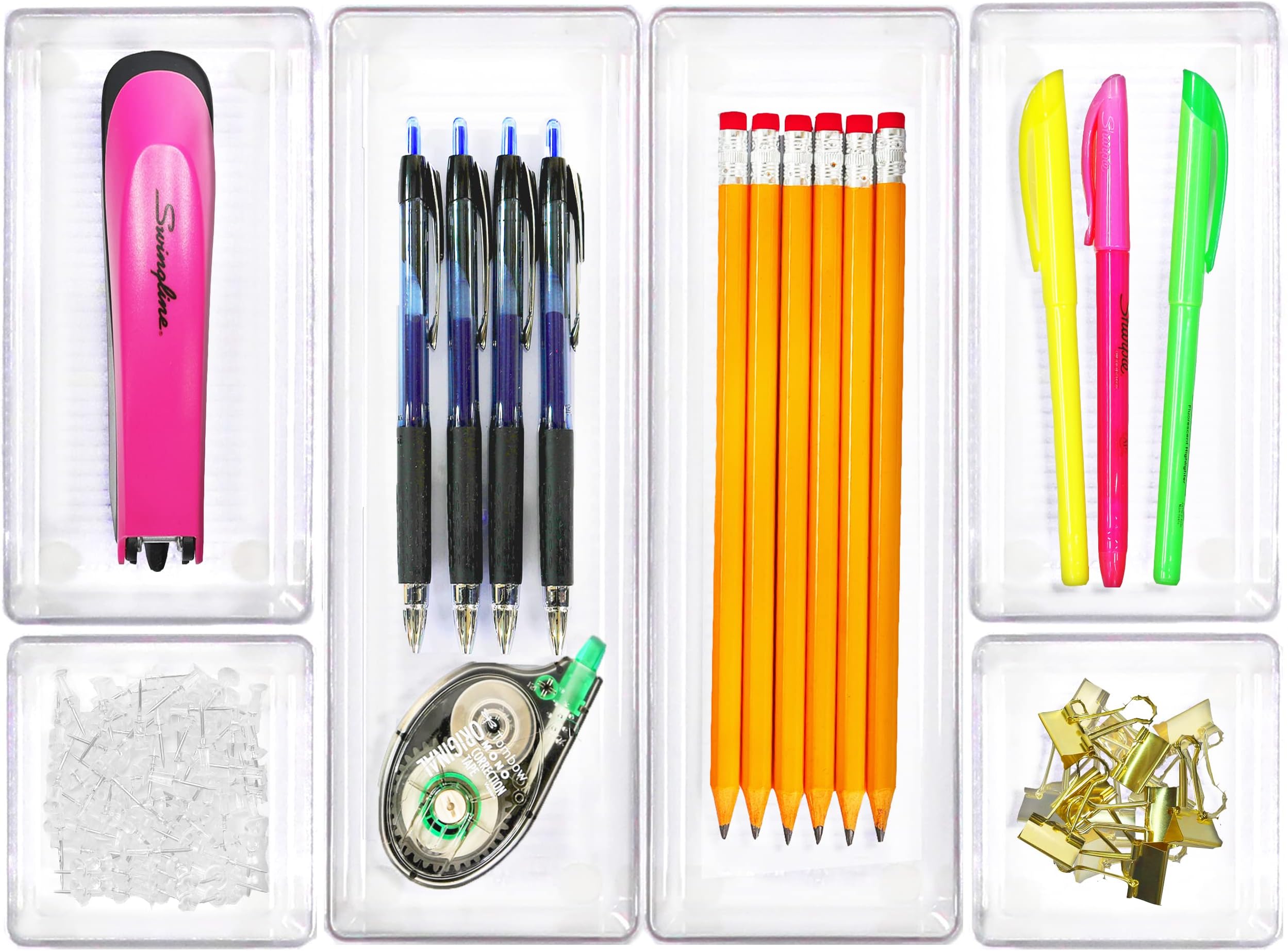 Amazon.com: Simple Houseware Drawer Organizer Tray with 9 Adjustable ...