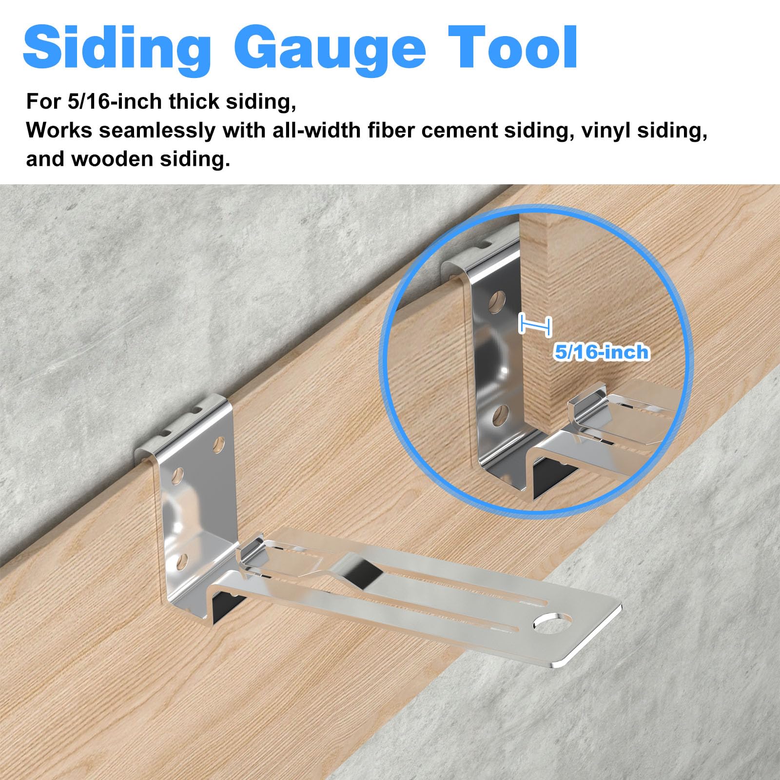 Snapklik.com : Hardie Board Siding Tools Hanger Siding Gauge Tool Lap ...