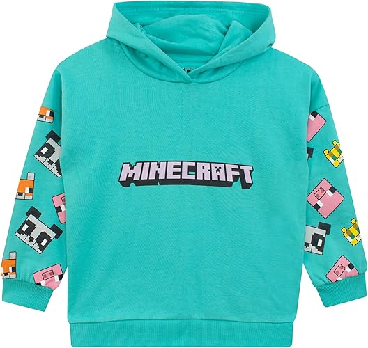 Amazon.com: Minecraft Hoodie For Girls | Gaming Girls Hoodie | Clothing ...