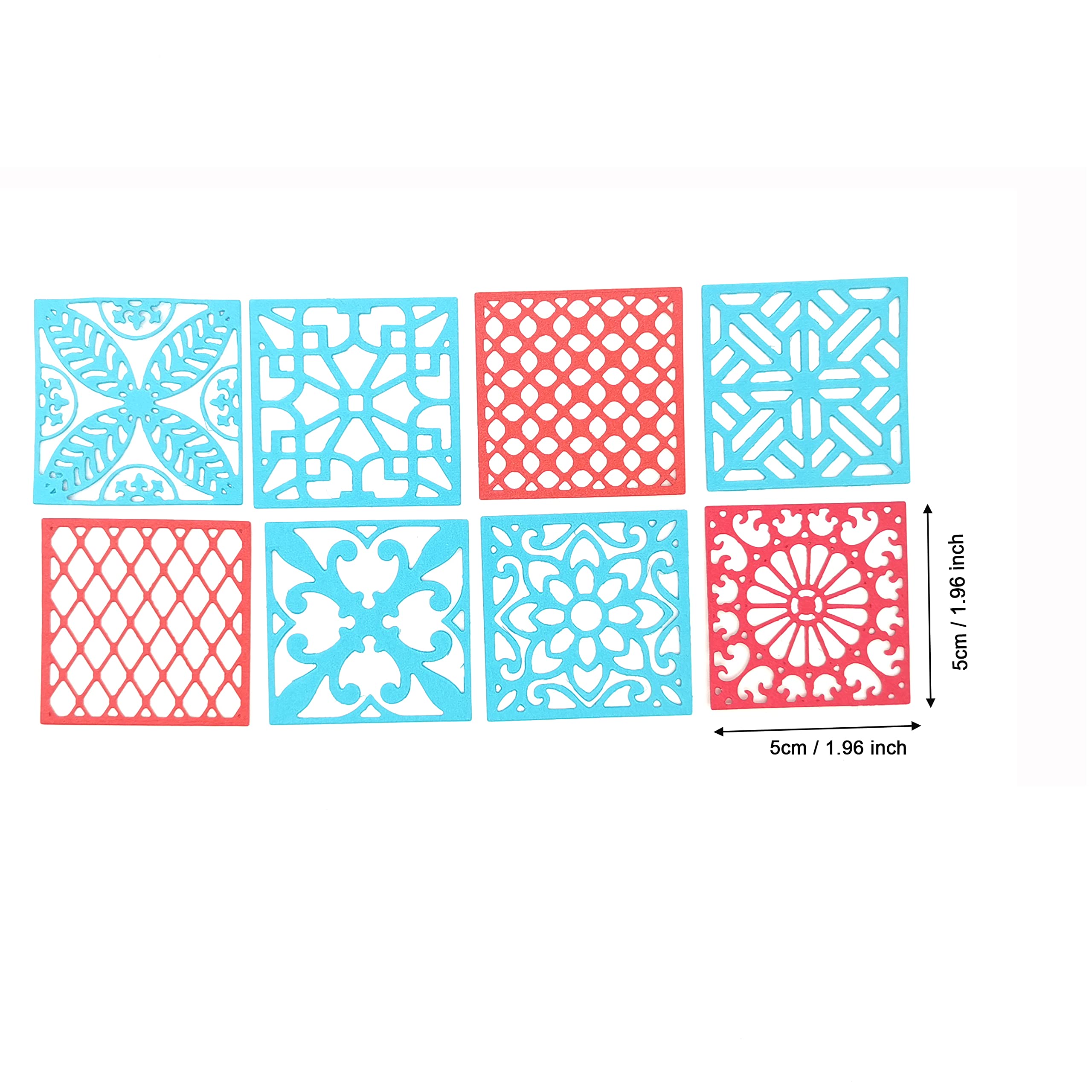 Snapklik.com : Alinacutle 8PC Square Metal Die Cut, Paper Craft Metal ...